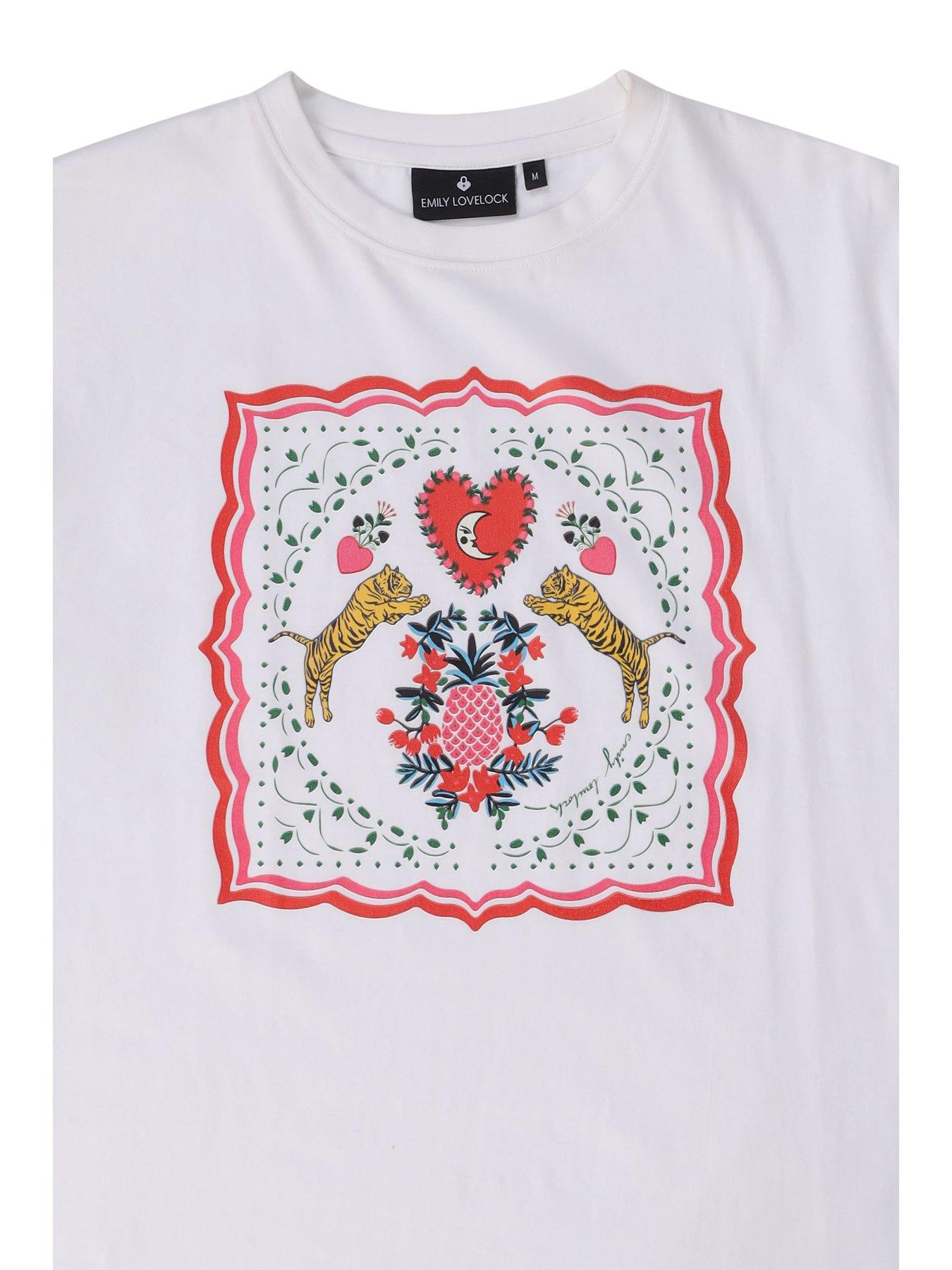 Emily Lovelock Kate Tiger Graphic T-Shirt | Very