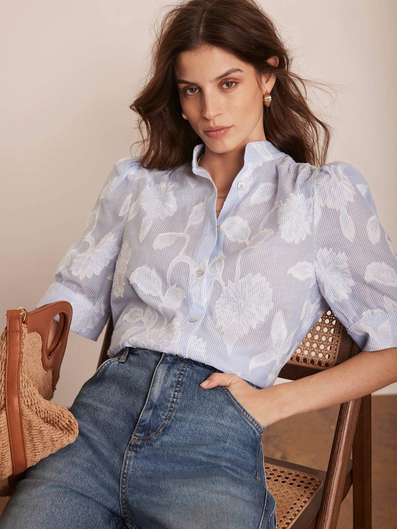 Women's Blue Tops | Very Page 10