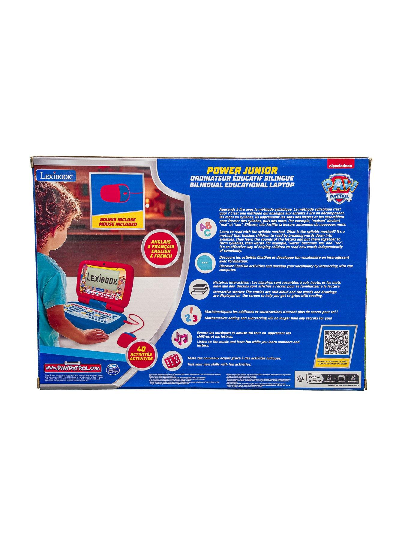 Paw Patrol Paw Patrol Bilingual Educational laptop - 124 activities in ...