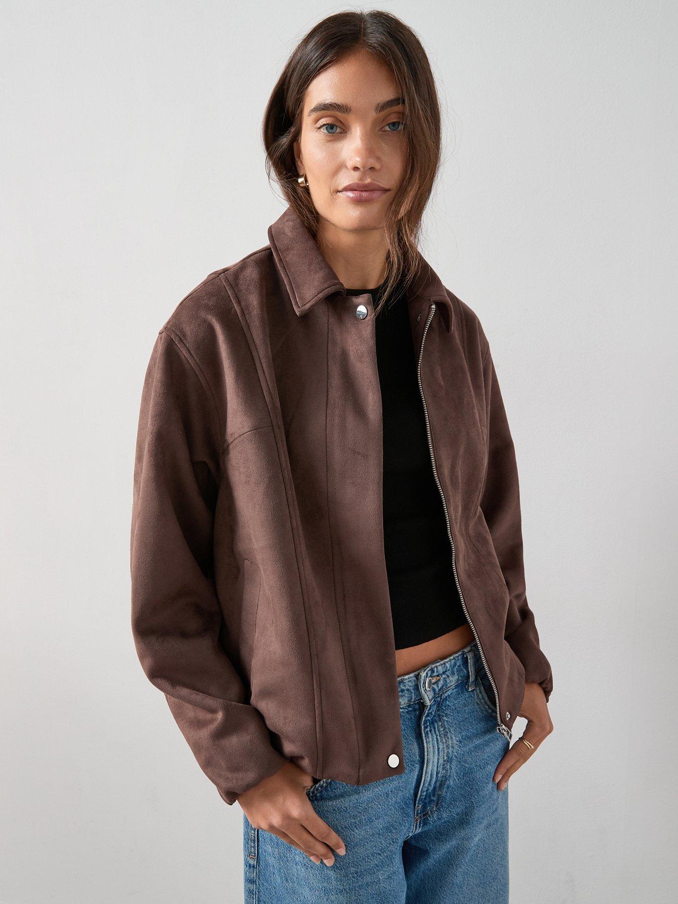 Womens Brown Coats & Jackets | Chocolate Brown | Very