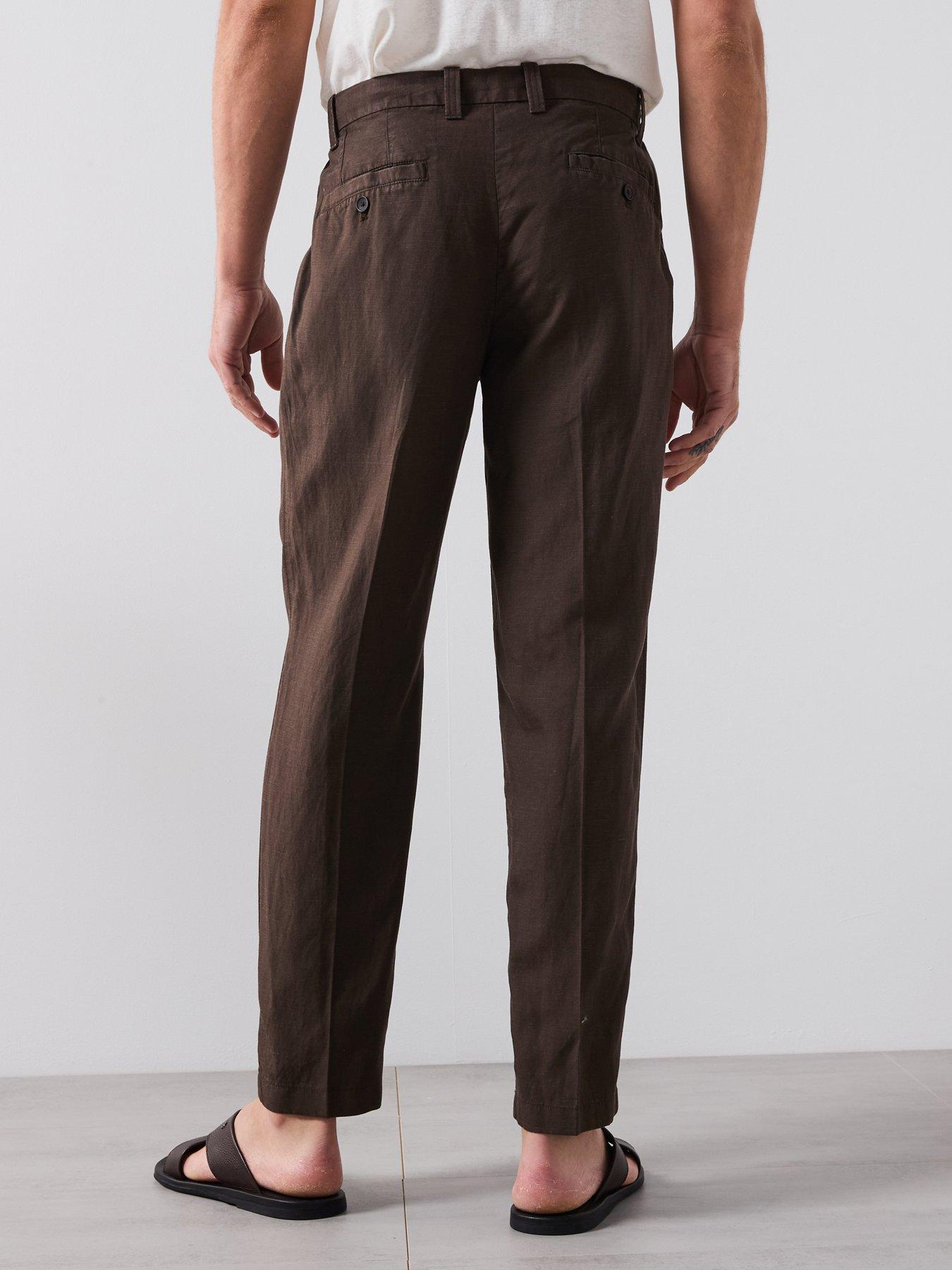 Mango Delave Smart Trousers - Brown | Very