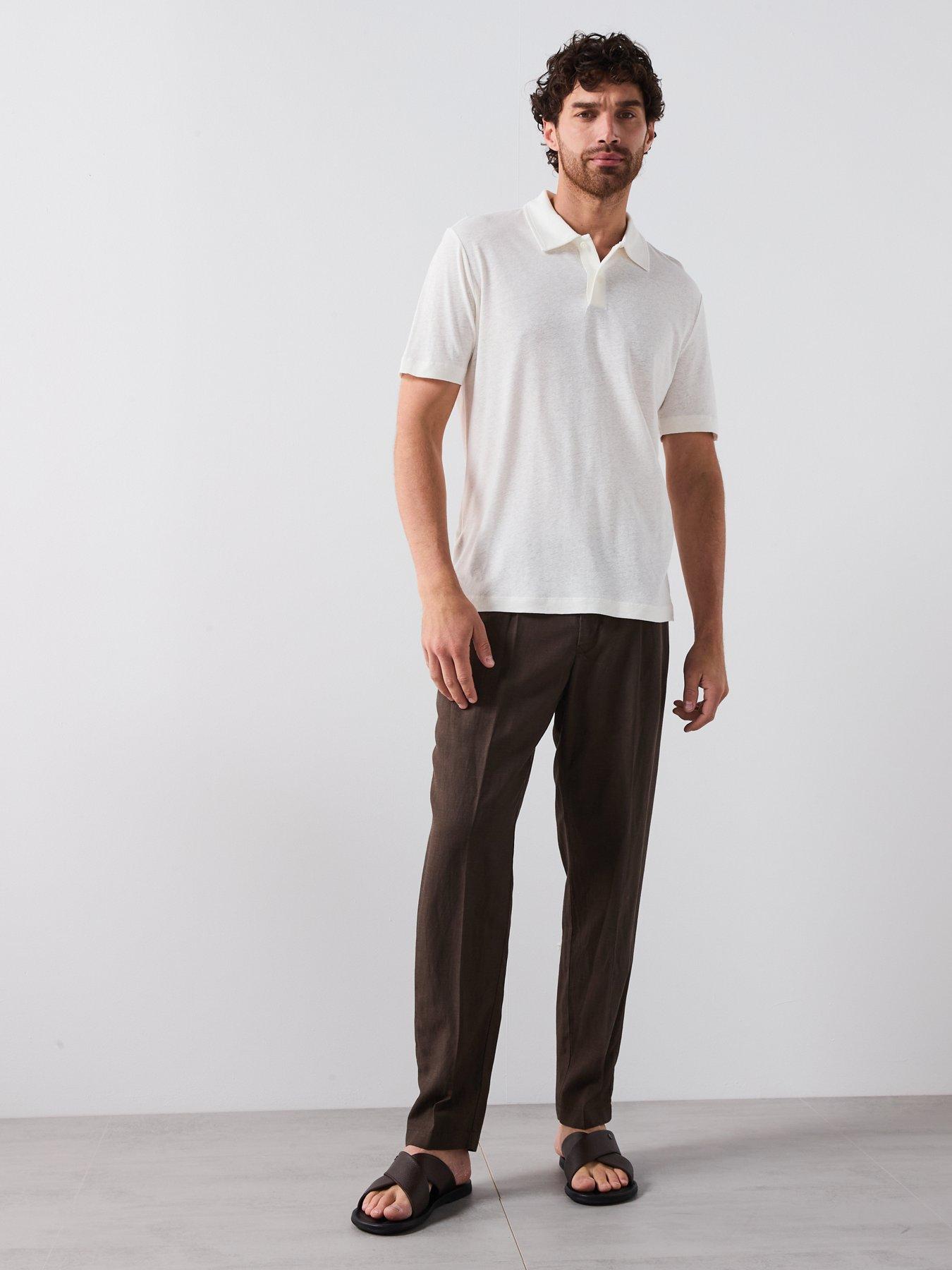 Mango Delave Smart Trousers - Brown | Very