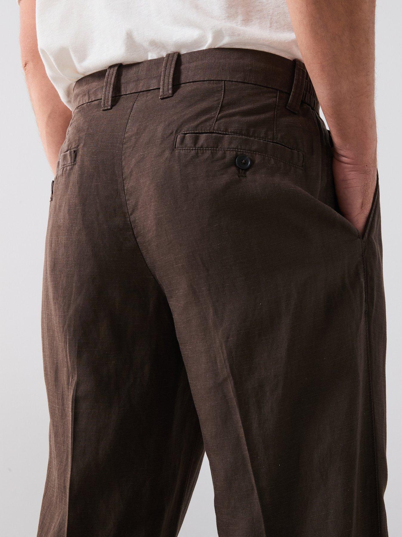 Mango Delave Smart Trousers - Brown | Very