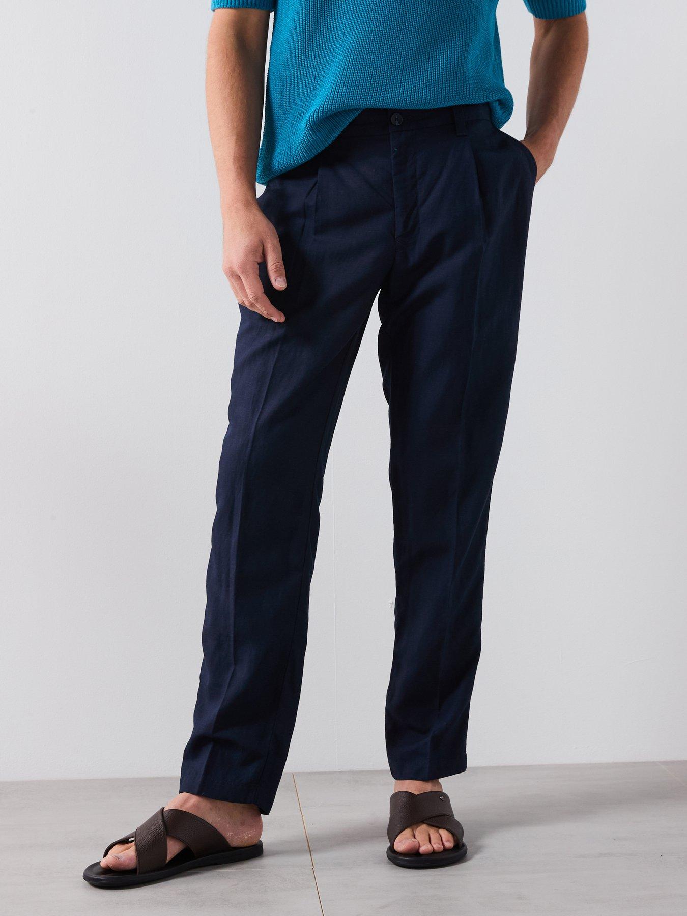 Mango Delave Smart Trousers - Navy | Very