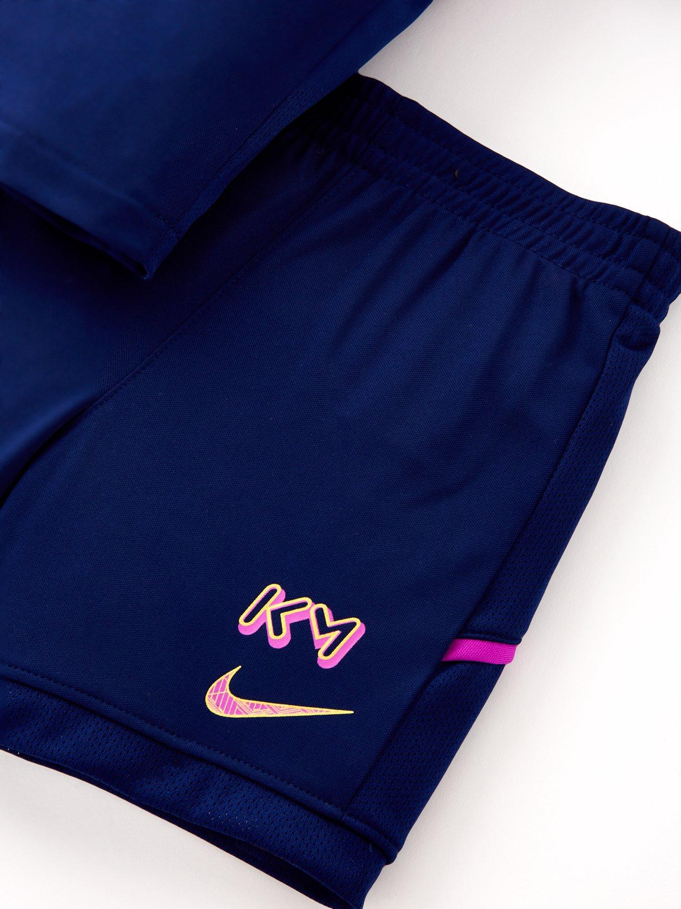 Nike Kids Boys Dri-Fit Mbappe Shorts And T-Shirt Set - Blue | Very