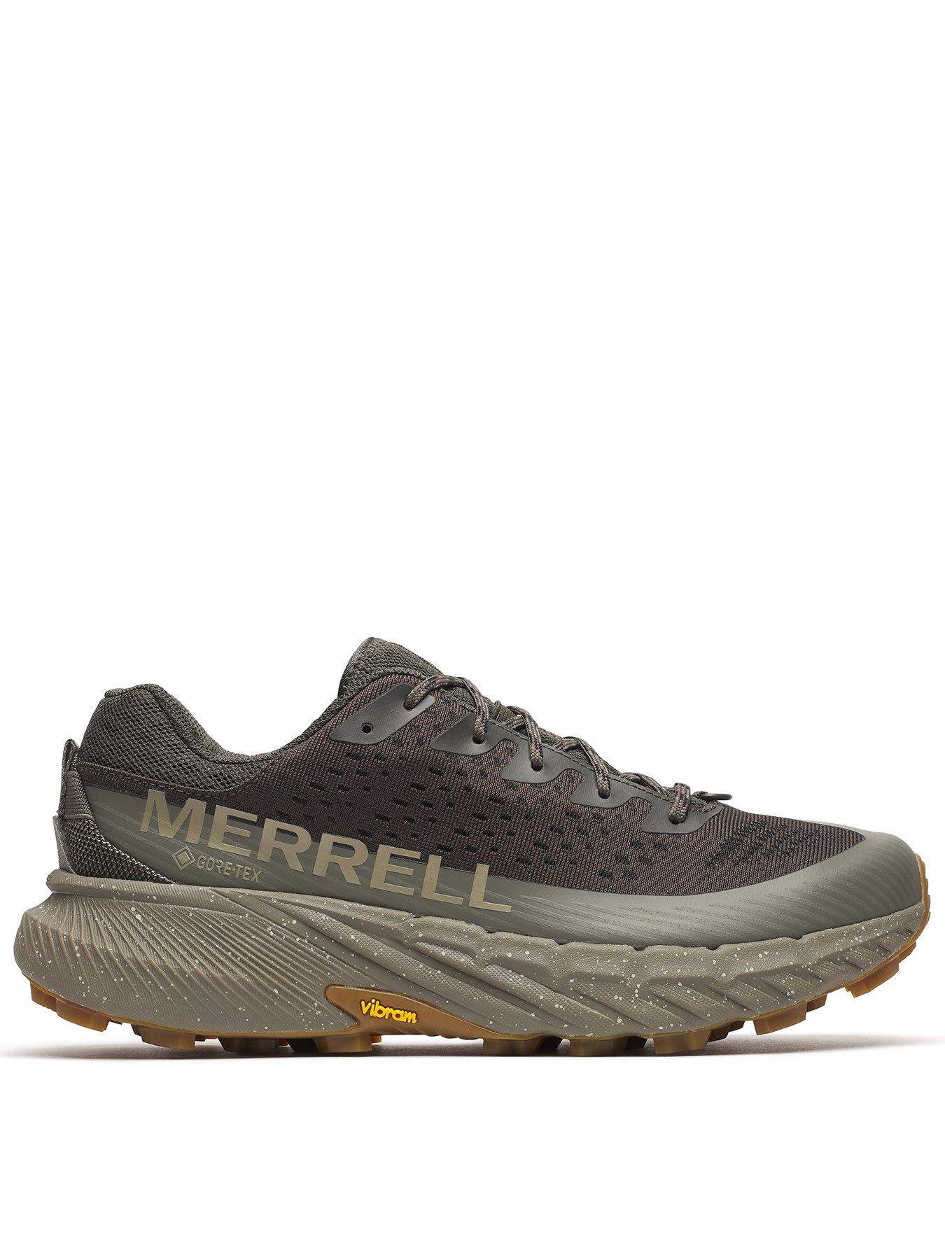 Merrell Mens Trail Running Agility Peak 5 Goretex Shoes - Green | Very