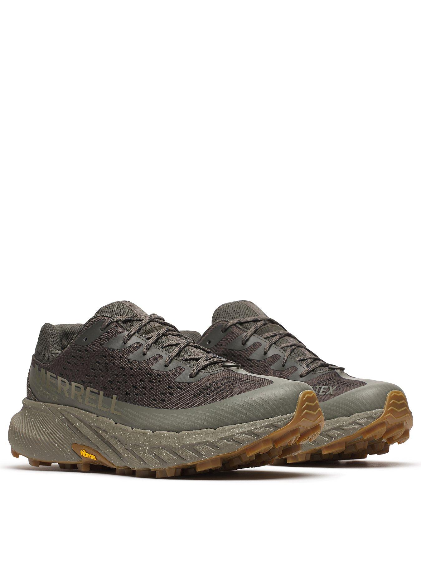 Merrell Mens Trail Running Agility Peak 5 Goretex Shoes - Green | Very