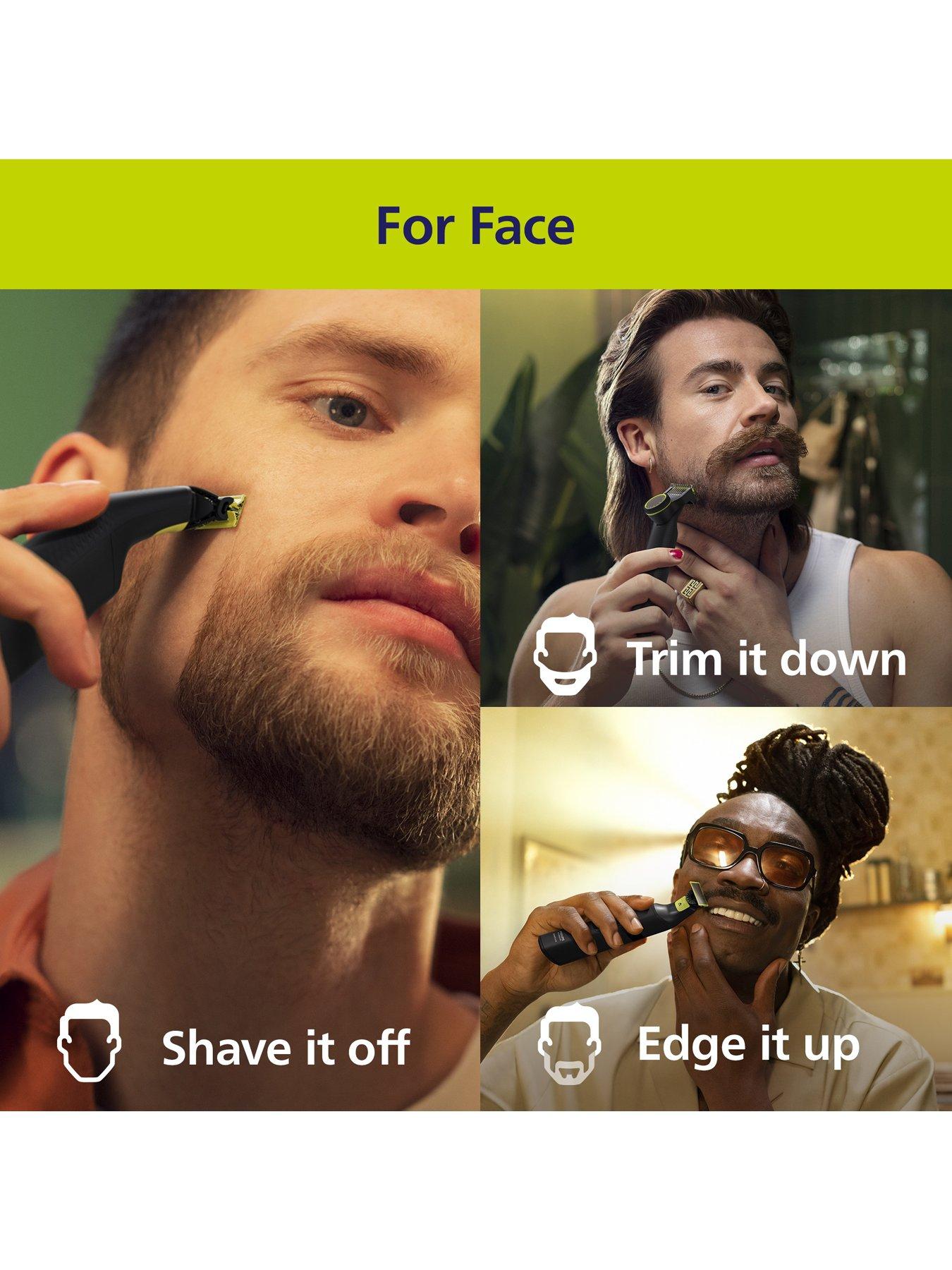 Philips OneBlade Pro 360 Beard Trimmer for Face & Body with 20-in-1 ...