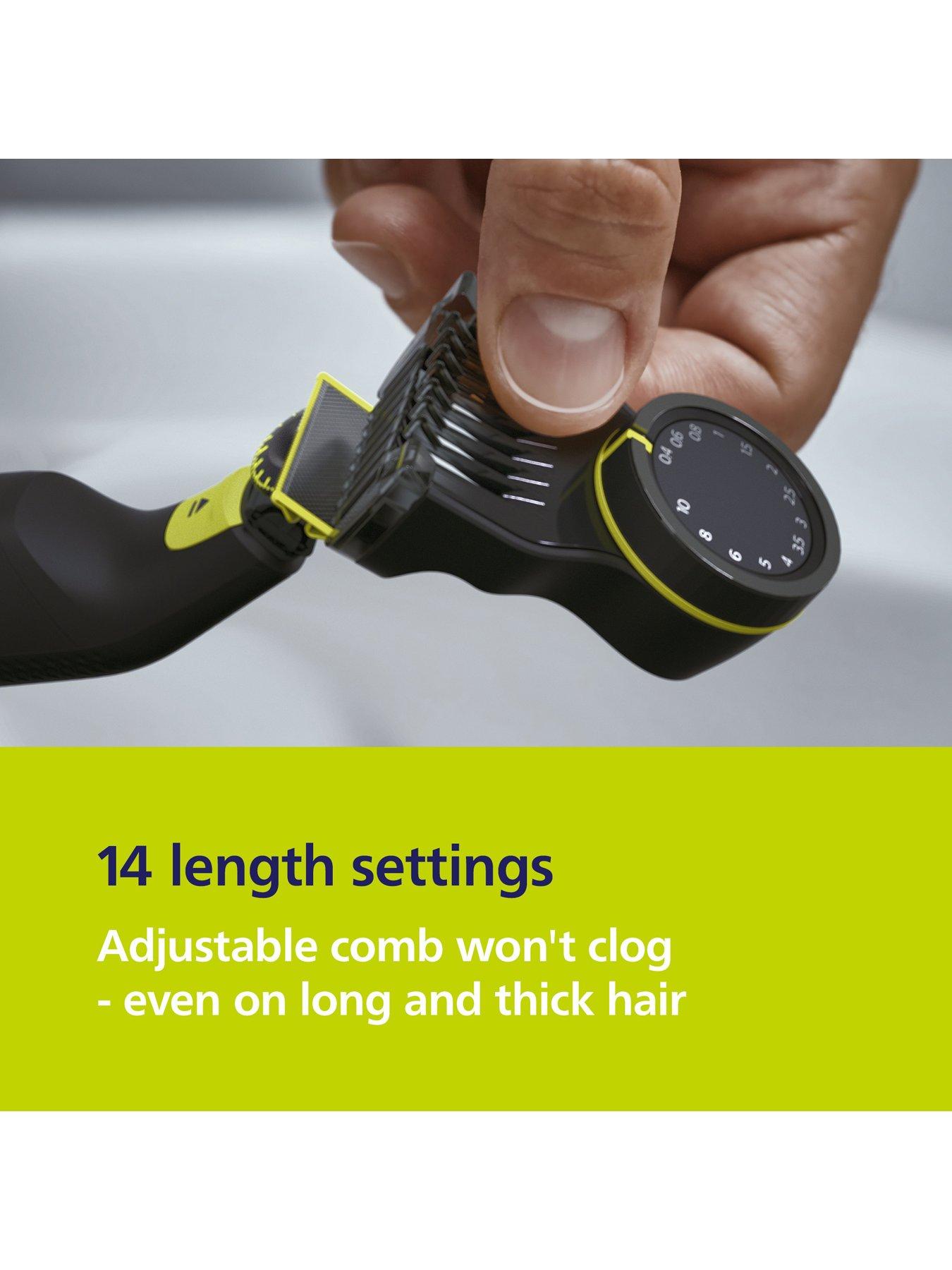 Philips OneBlade Pro 360 Beard Trimmer for Face & Body with 20-in-1 ...