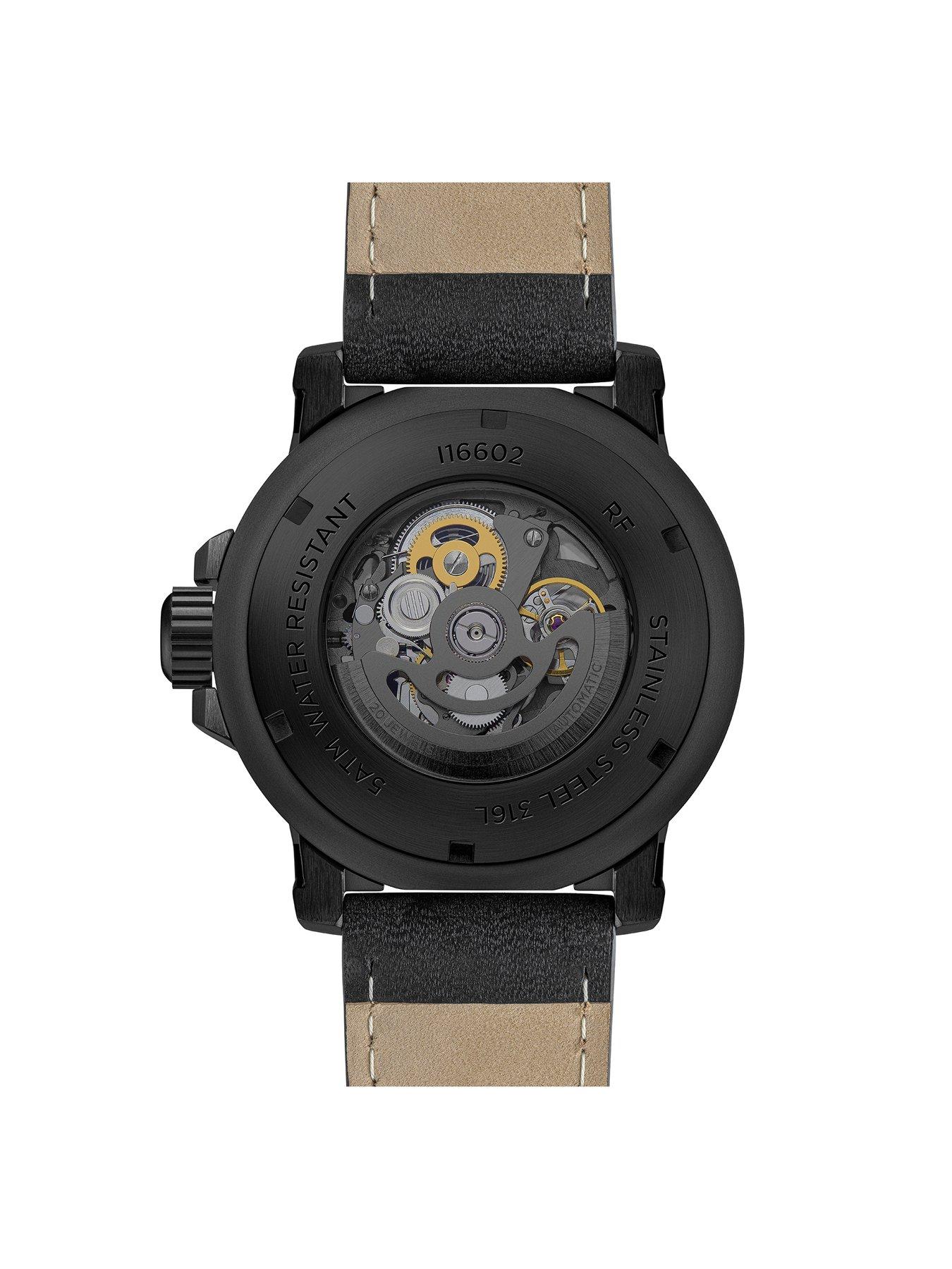 Ingersoll Anvil Automatic Gents Watch, Black dial, Stainless Steel Case ...