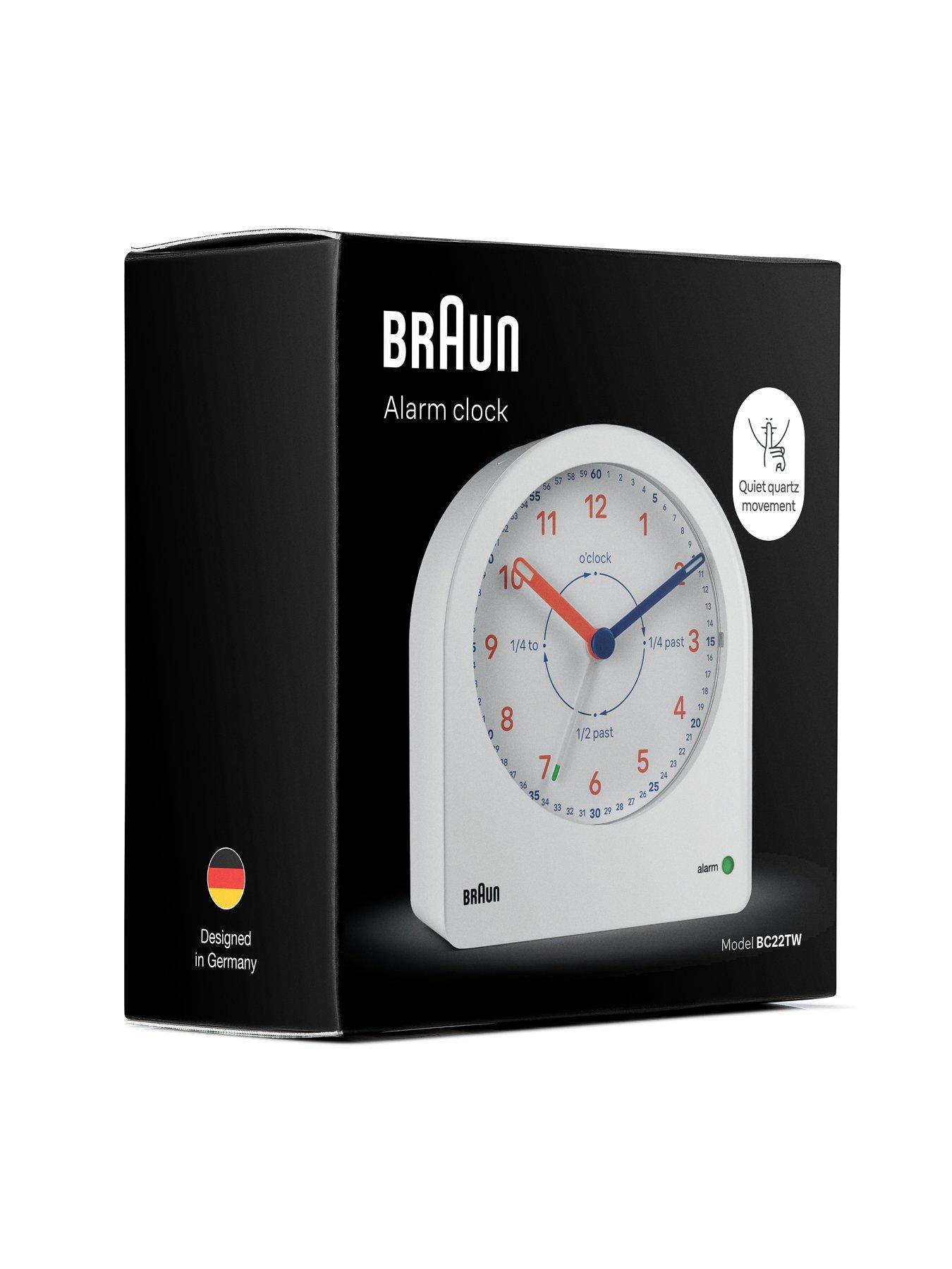 Braun Time Teacher Analogue Alarm Clock | Very