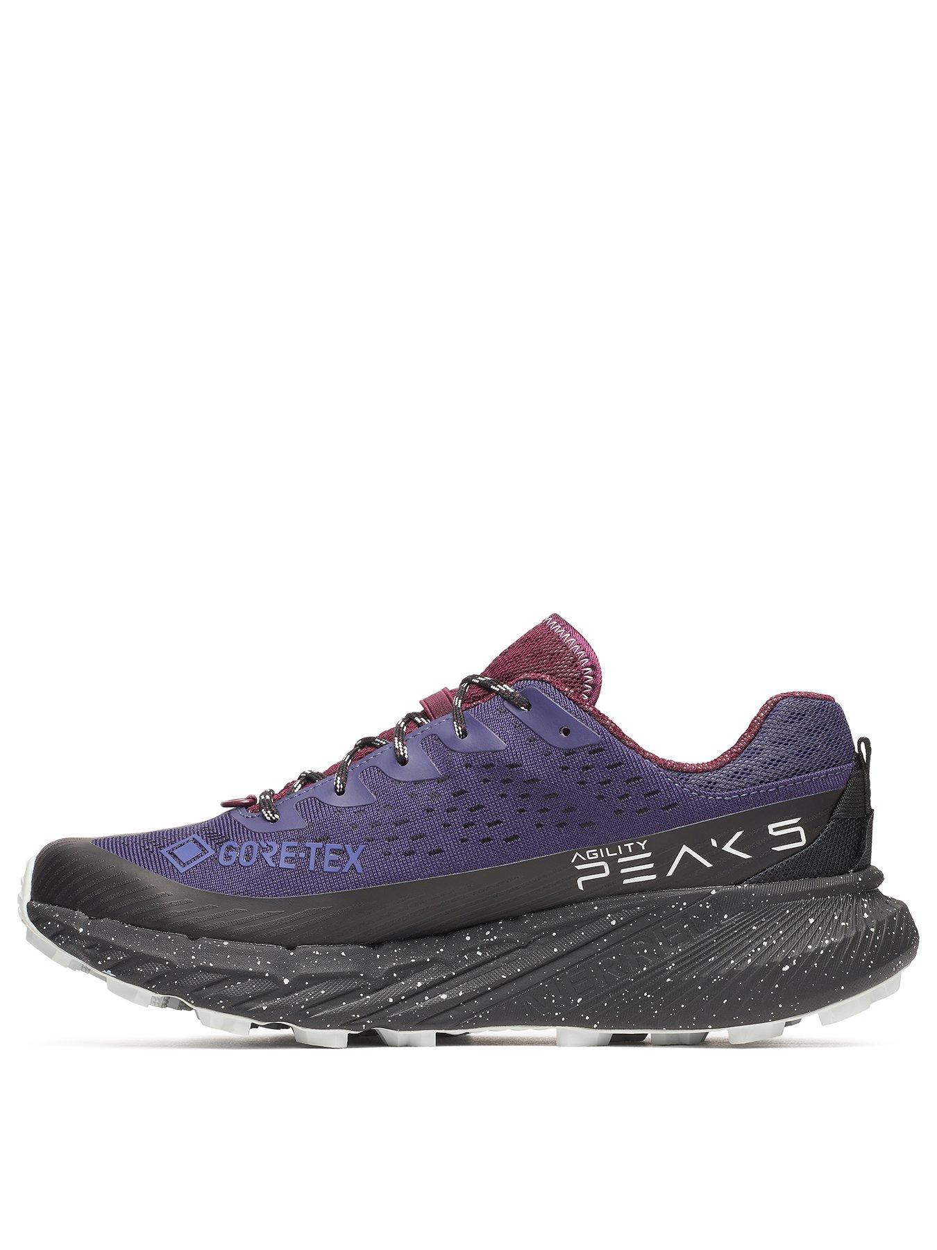 Merrell Womens Trail Running Agility Peak 5 Goretex Shoes - Purple | Very