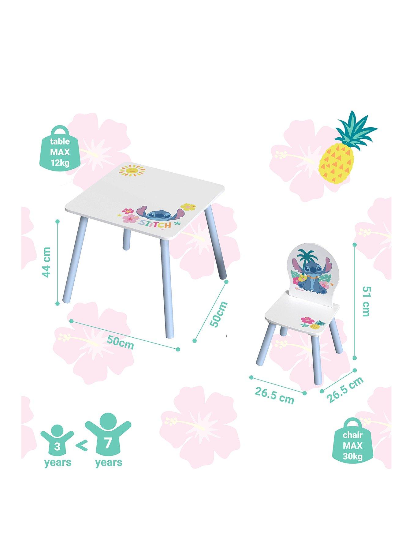 Disney Stitch Kids Table and Chairs Set | Very