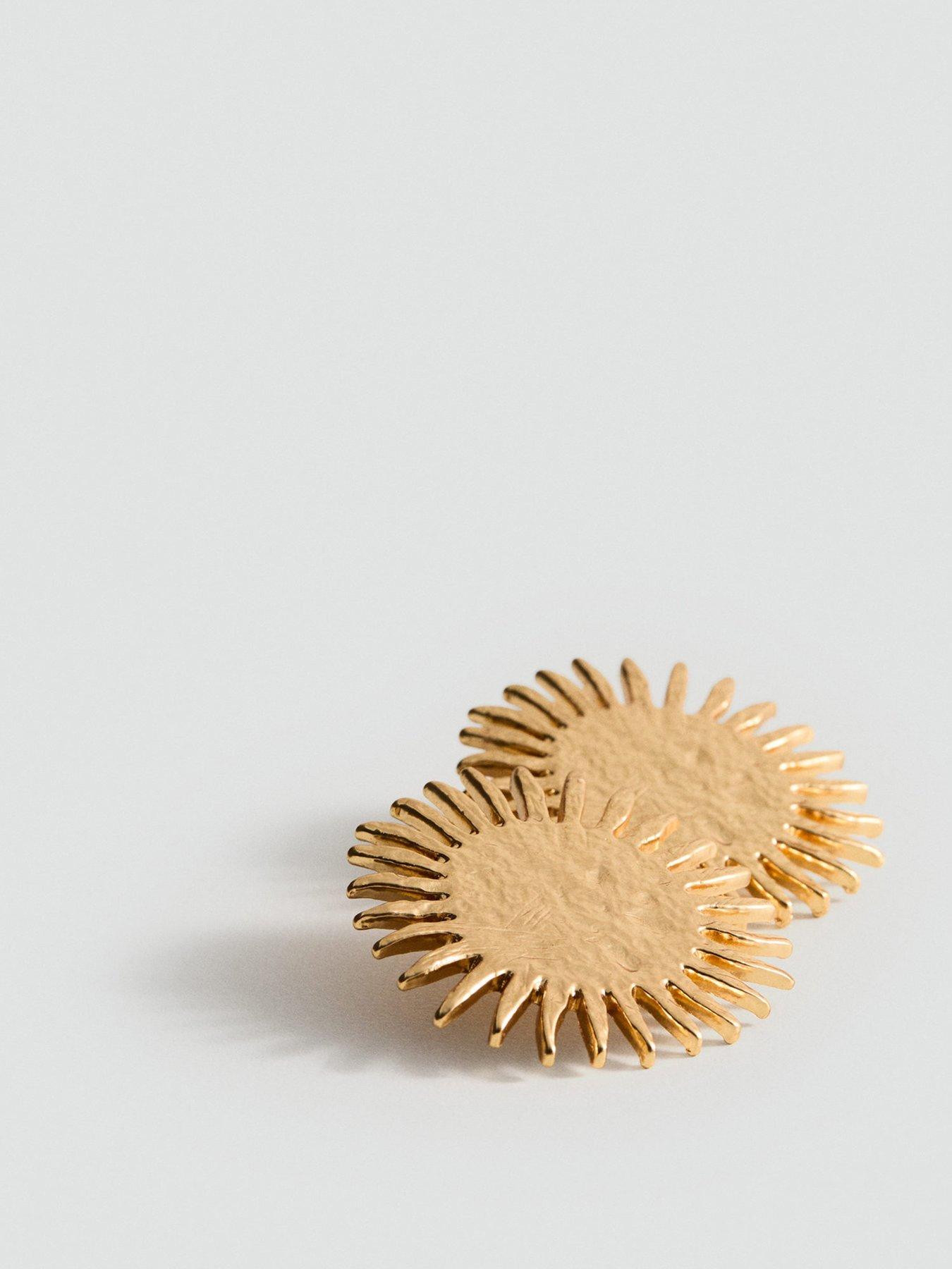 Mango Sun Design Earrings - Gold | Very