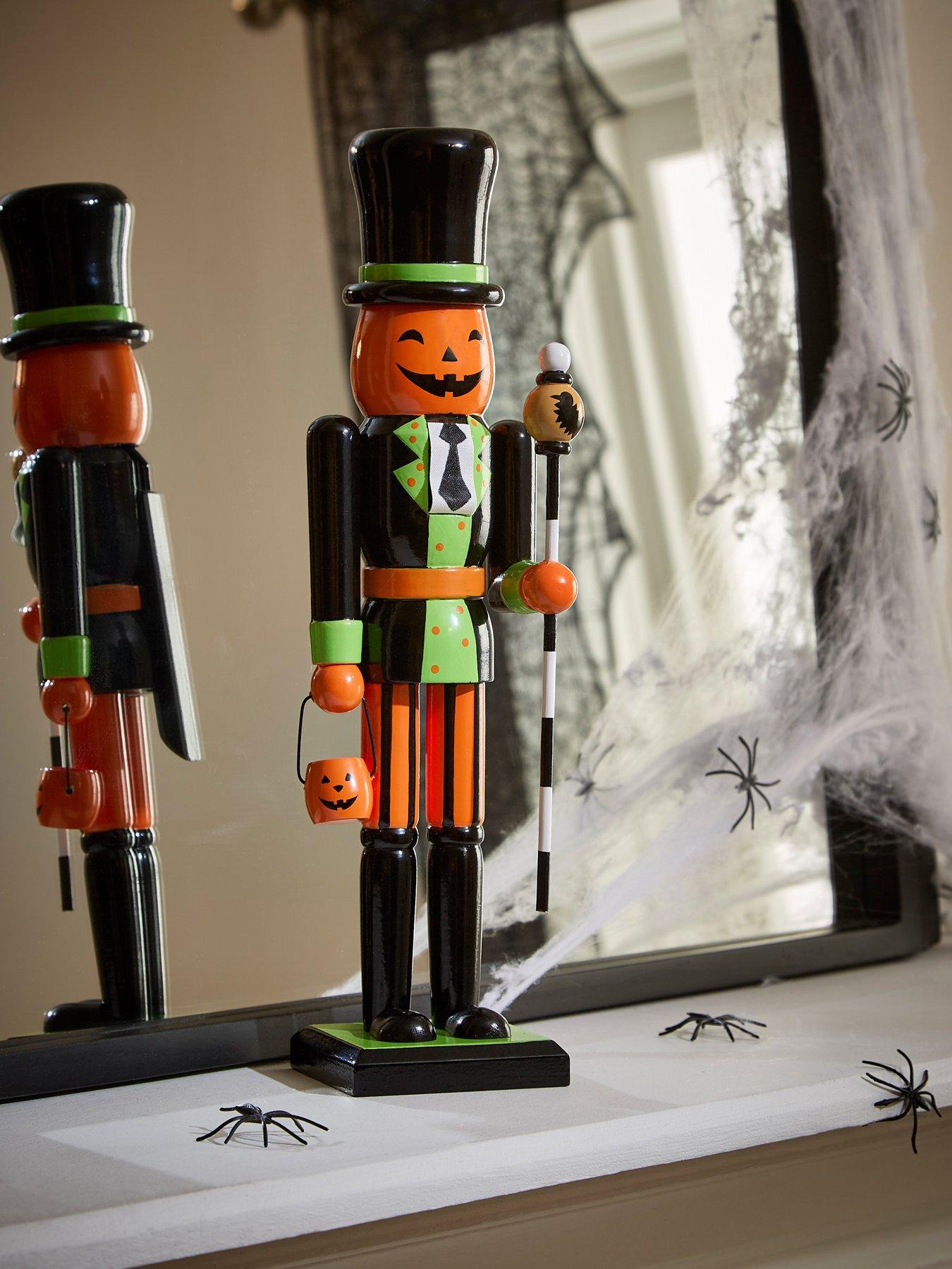 Very Home 38 cm Pumpkin Nutcracker Halloween Decoration | Very