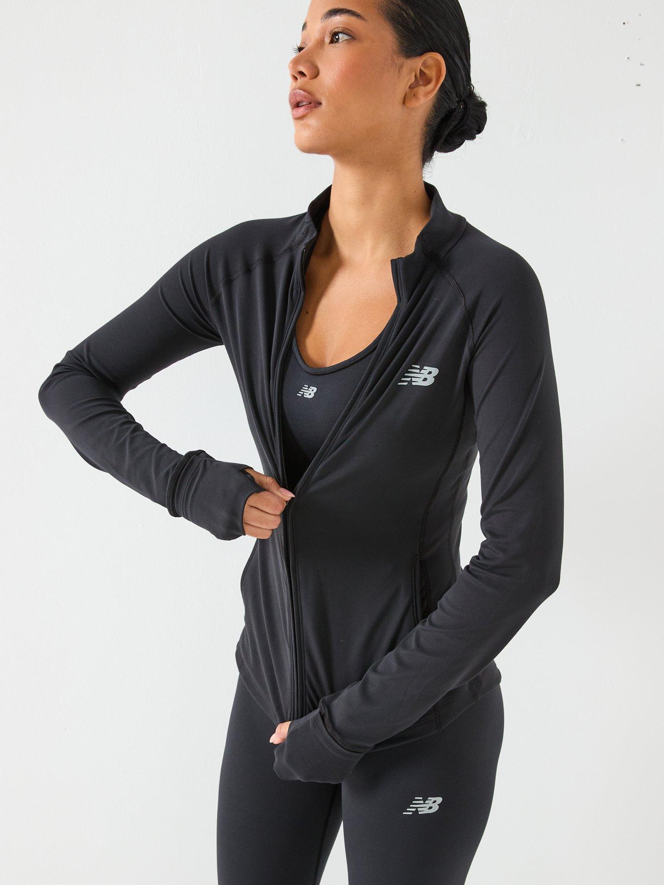 New Balance Womens Training Harmony Full Zip Jacket - Black | Very
