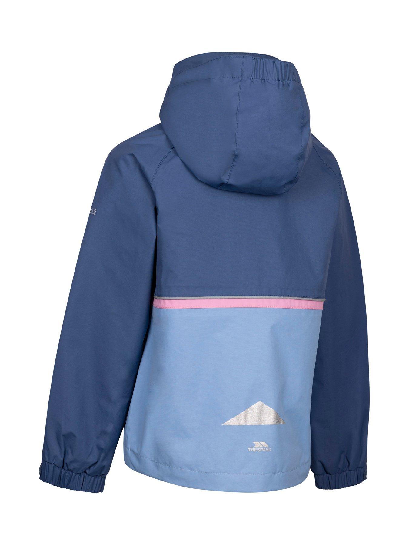 Trespass Girls Allora Rain Jacket Tp50 -blue | Very