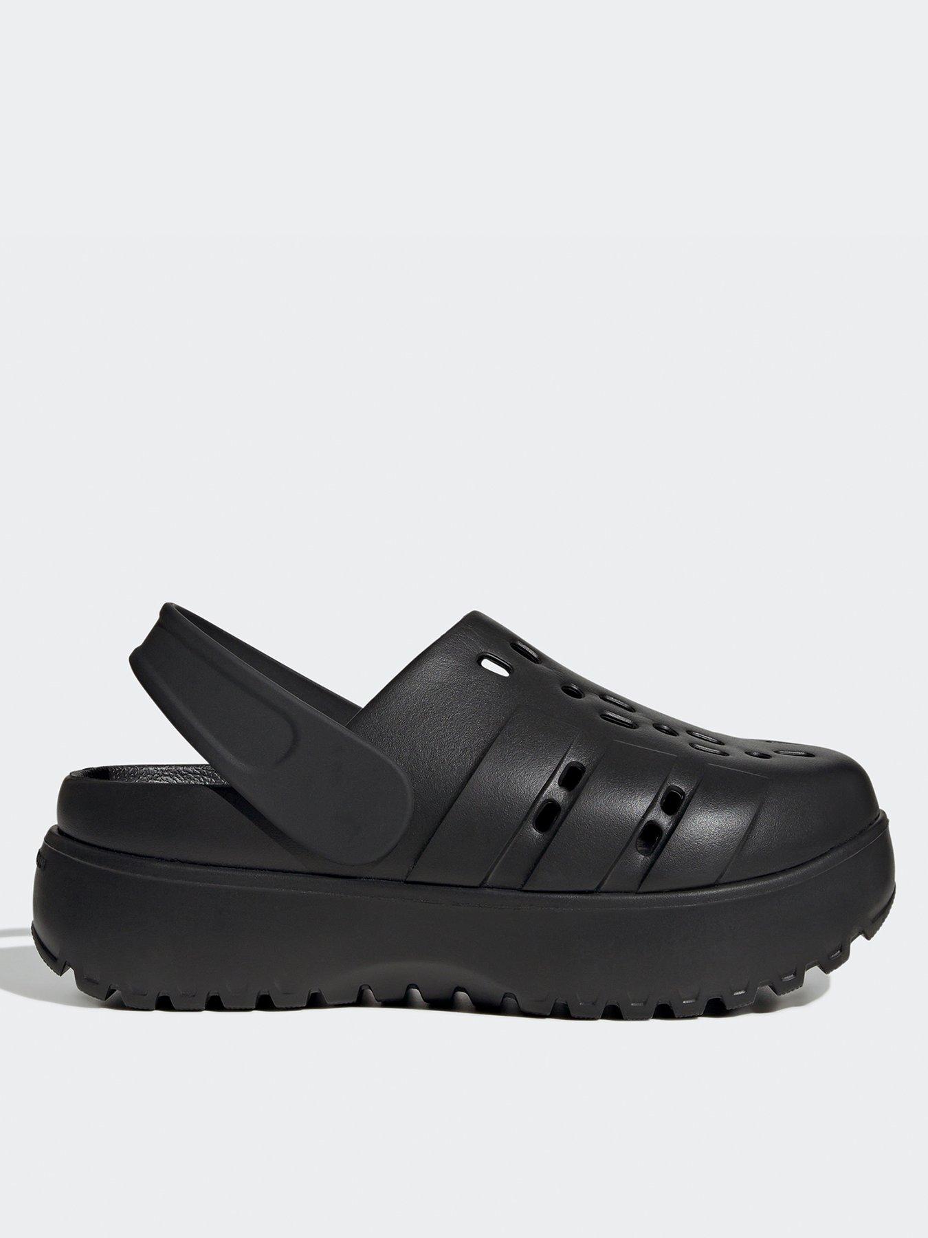 adidas Sportswear Women's Adilette Clog Platform - Black | Very