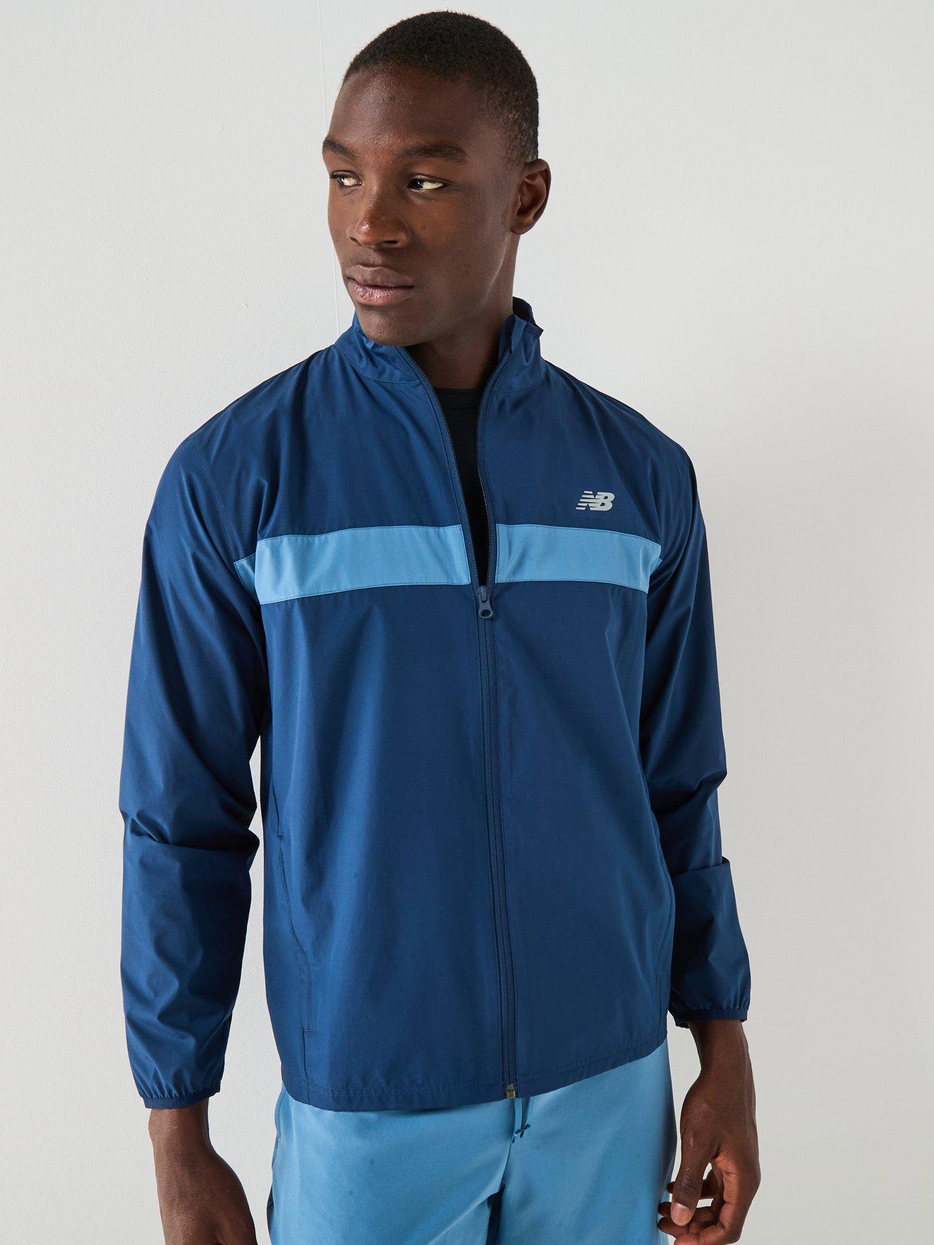 New Balance Mens Running Essentials Jacket - Navy | Very