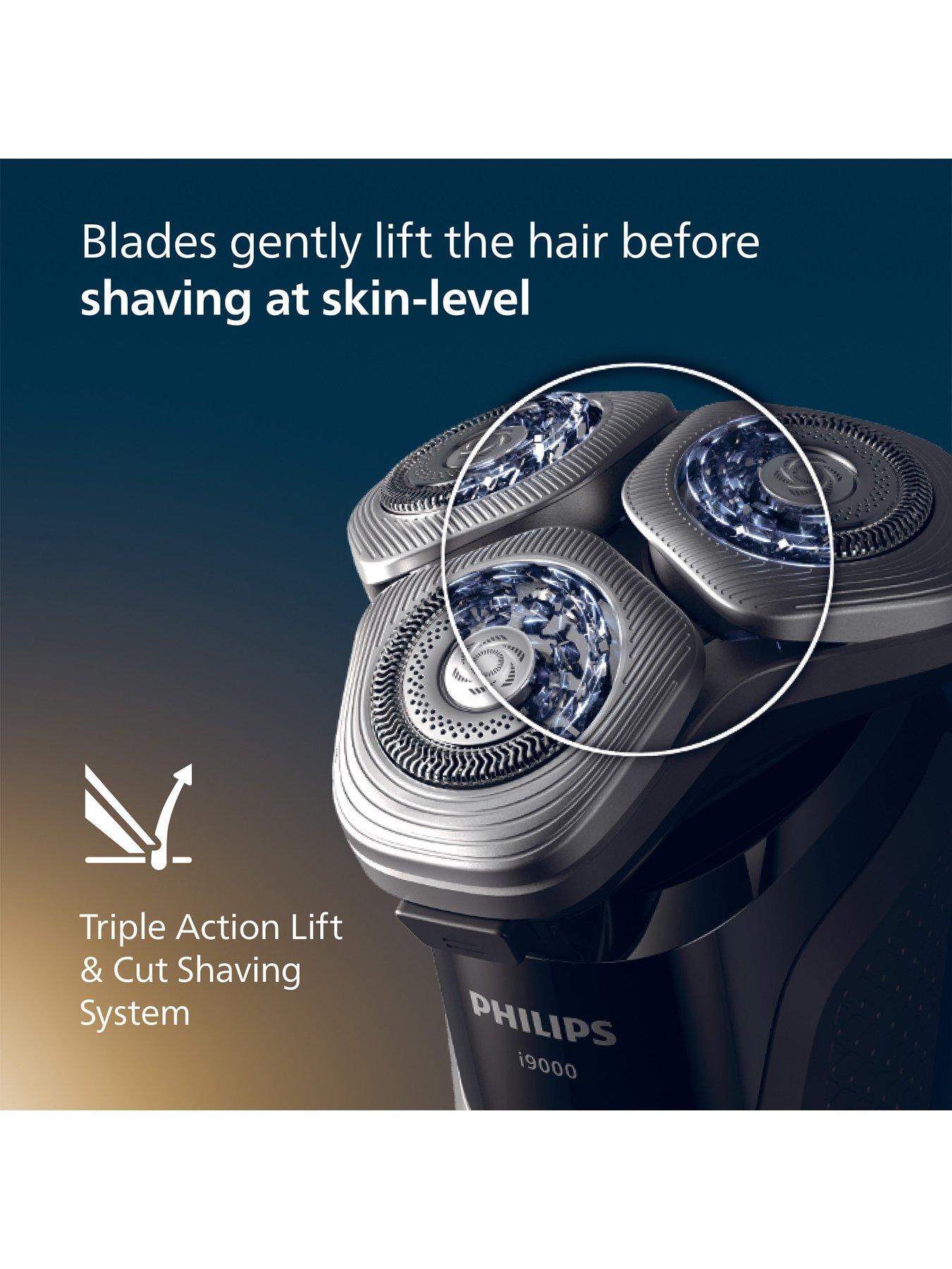Philips Shaver i9000, X9000/30, Wet & Dry Electric Shaver, With Skin IQ ...
