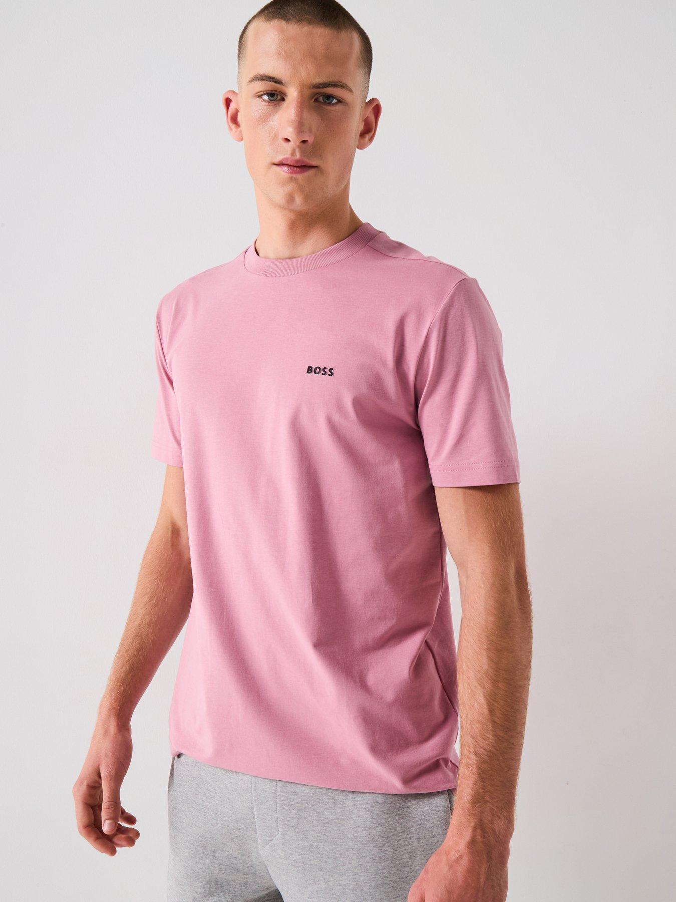 BOSS Tee T-Shirt - Pink | Very