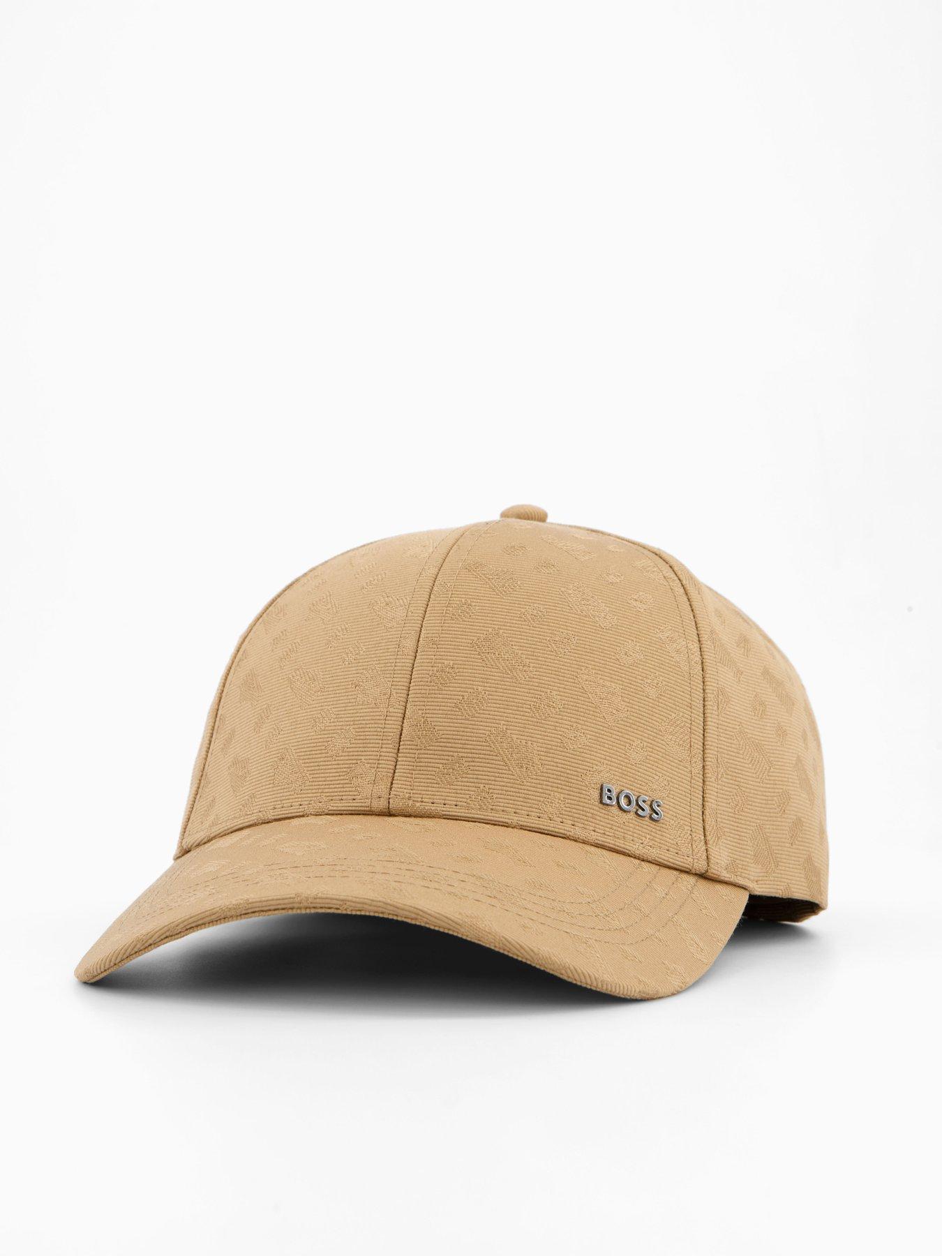 BOSS Zed All Over Monogram Cap - Beige | Very