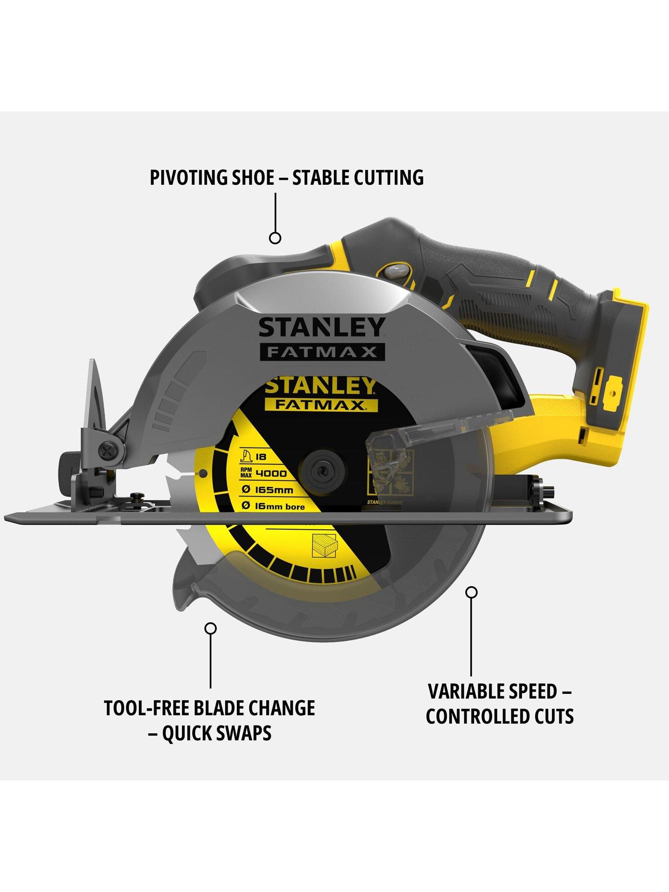 Stanley FatMax 18V STANLEY FATMAX V20 Cordless Circular Saw (Tool Only ...