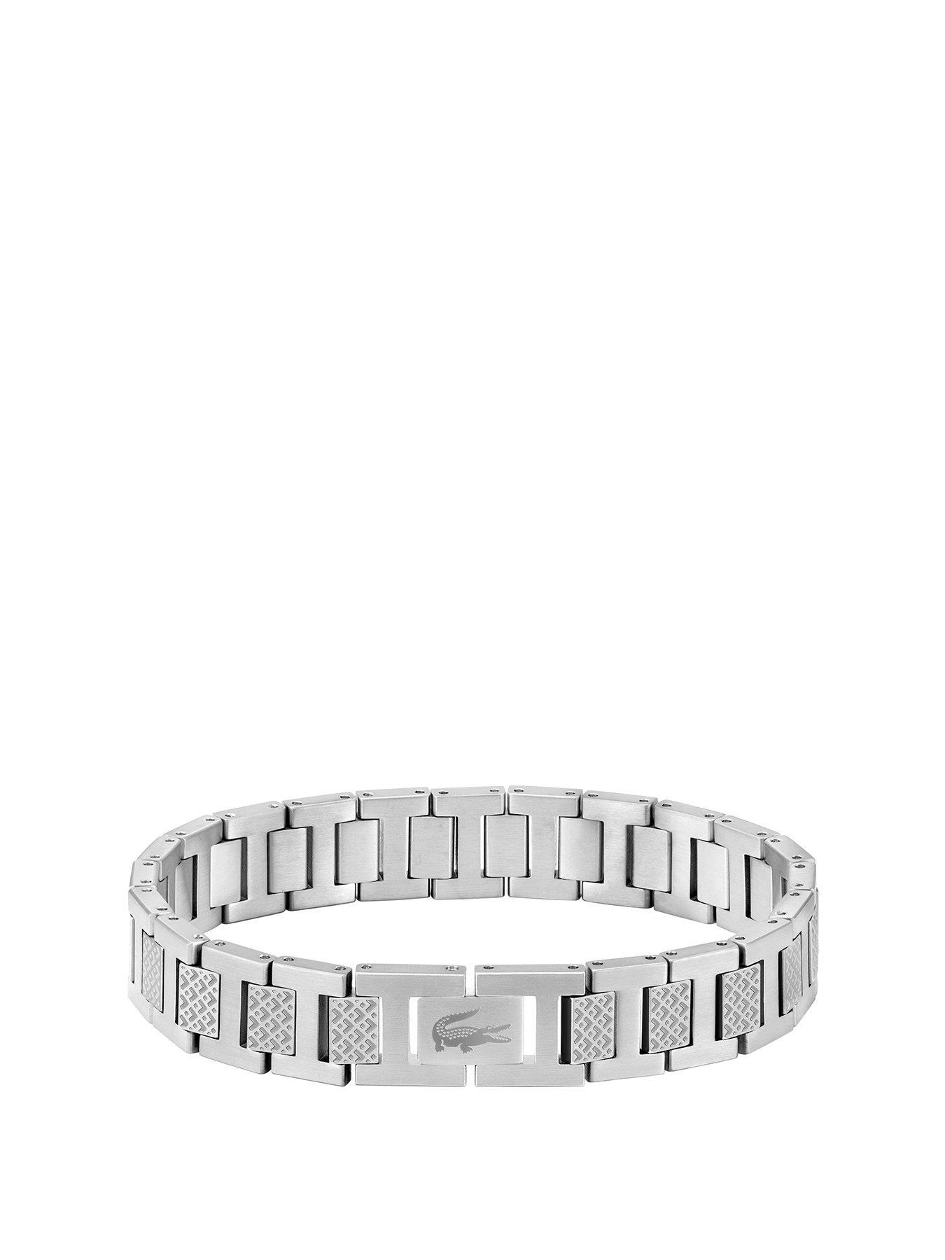 Lacoste Metropole Mens bracelet- Silver | Very