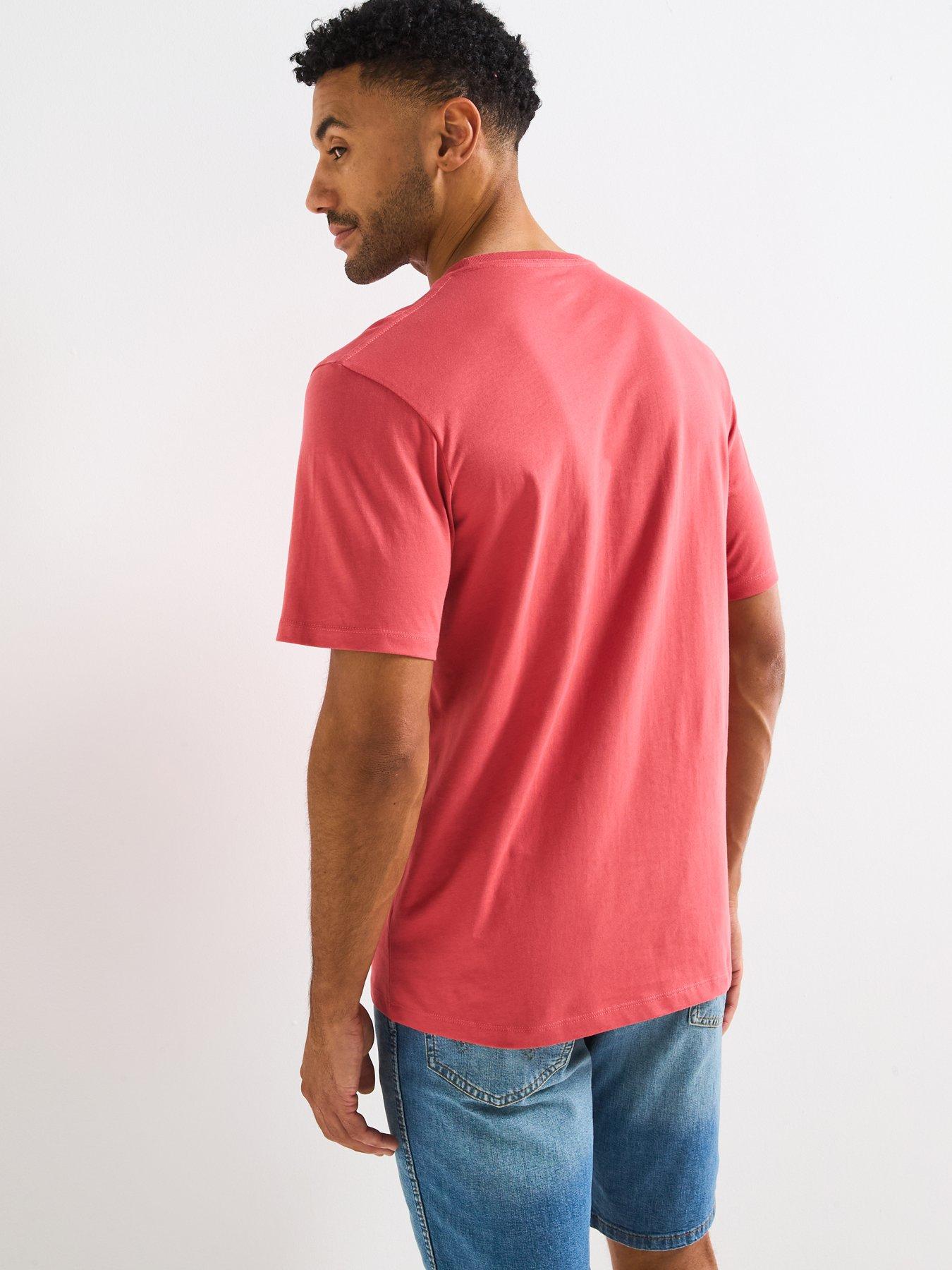 Wrangler Sign Off Logo Short Sleeve T-Shirt - Red | Very
