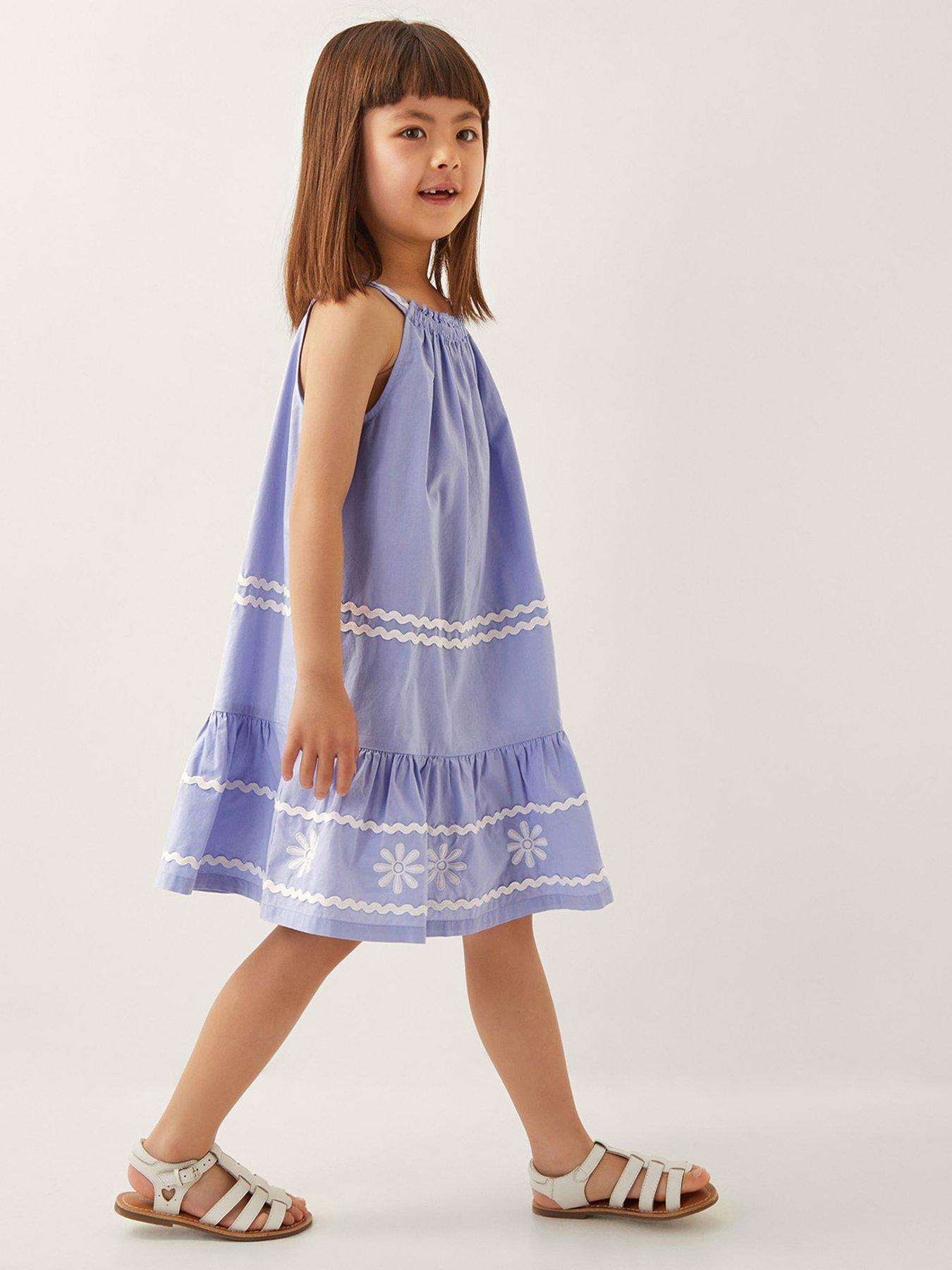 Girls Blue Dresses | Light, Navy & Royal Blue | Very