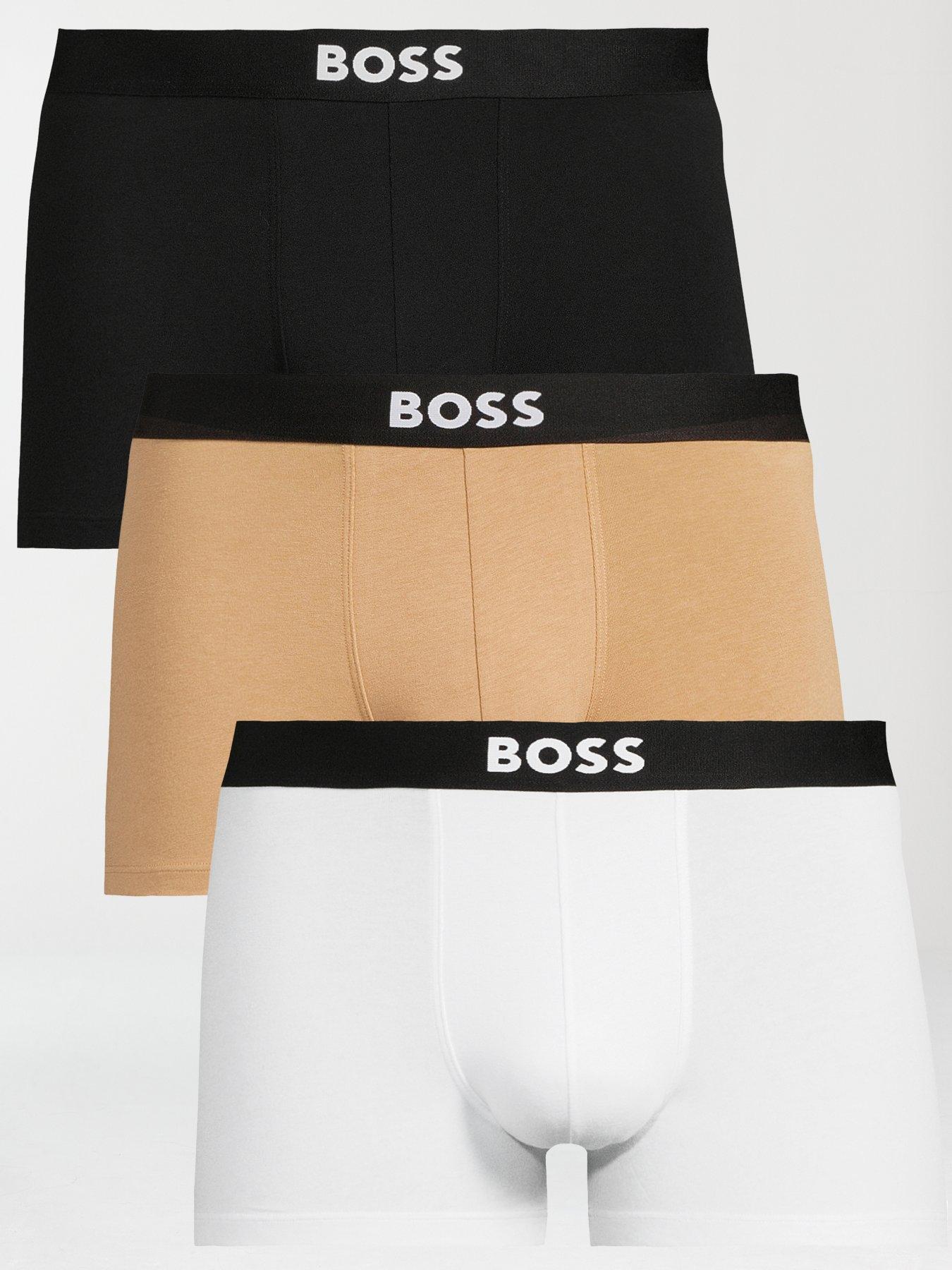 BOSS Bodywear 3 Pack One Trunks (Black/White/Beige) - Assorted | Very