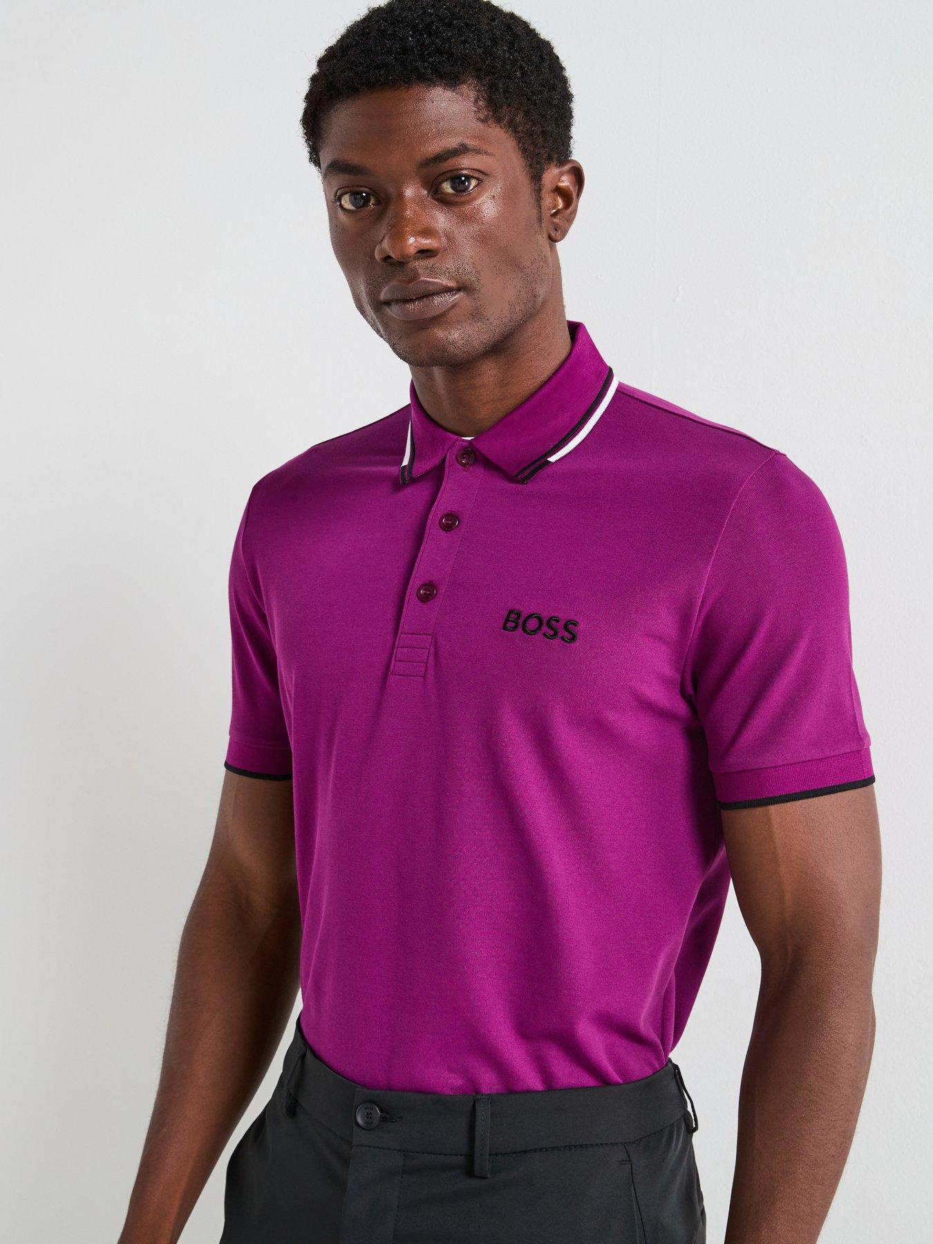 BOSS Mens Golf Paddy Pro - Purple | Very