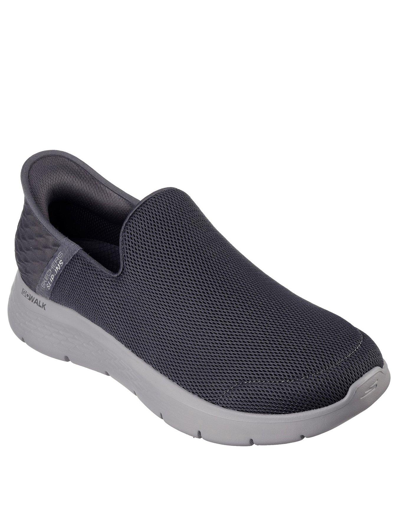 Skechers Slip- Ins Go Walk Flex Trainers-dark Grey | Very