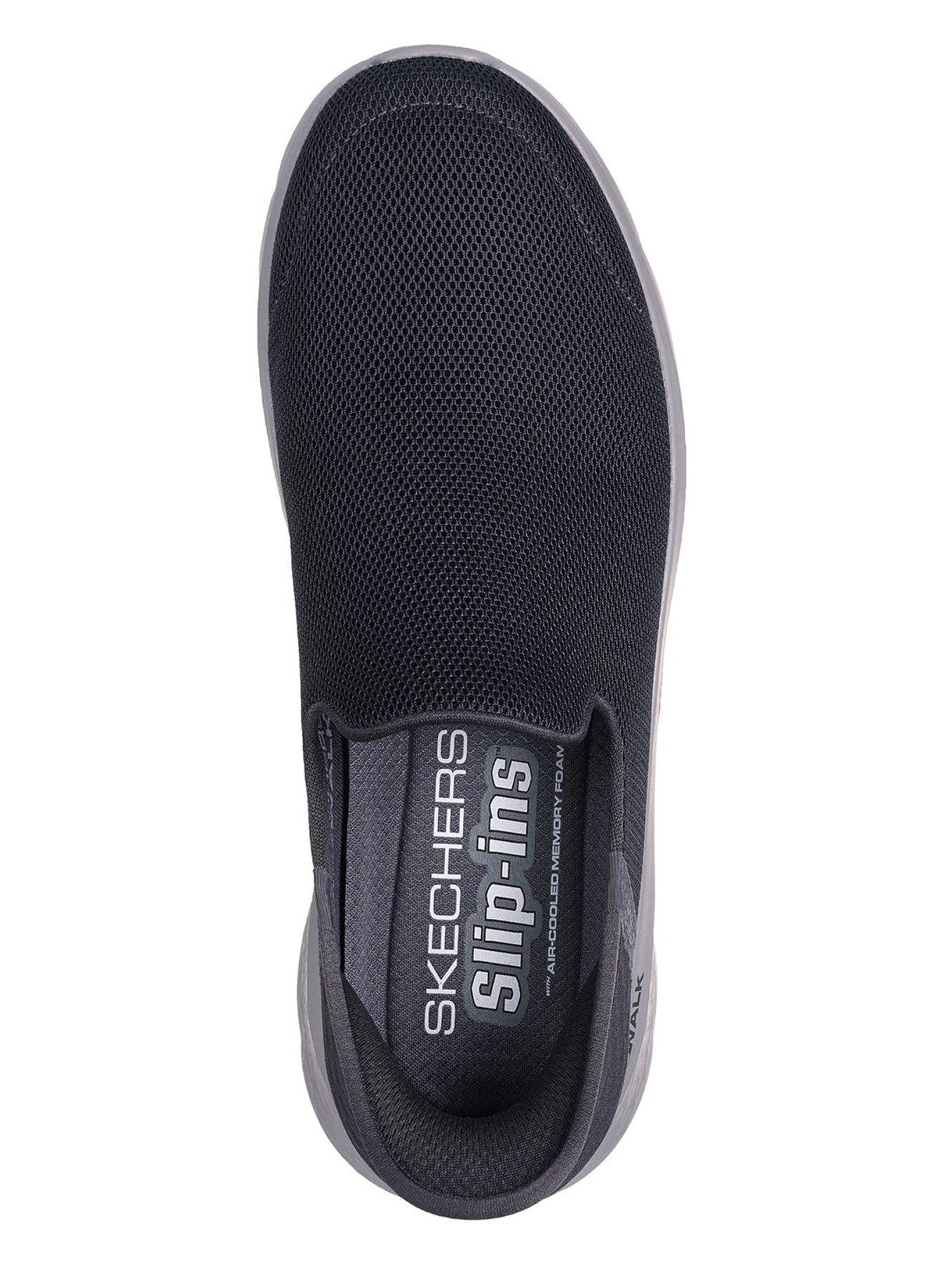Skechers Slip- Ins Go Walk Flex Trainers-dark Grey | Very