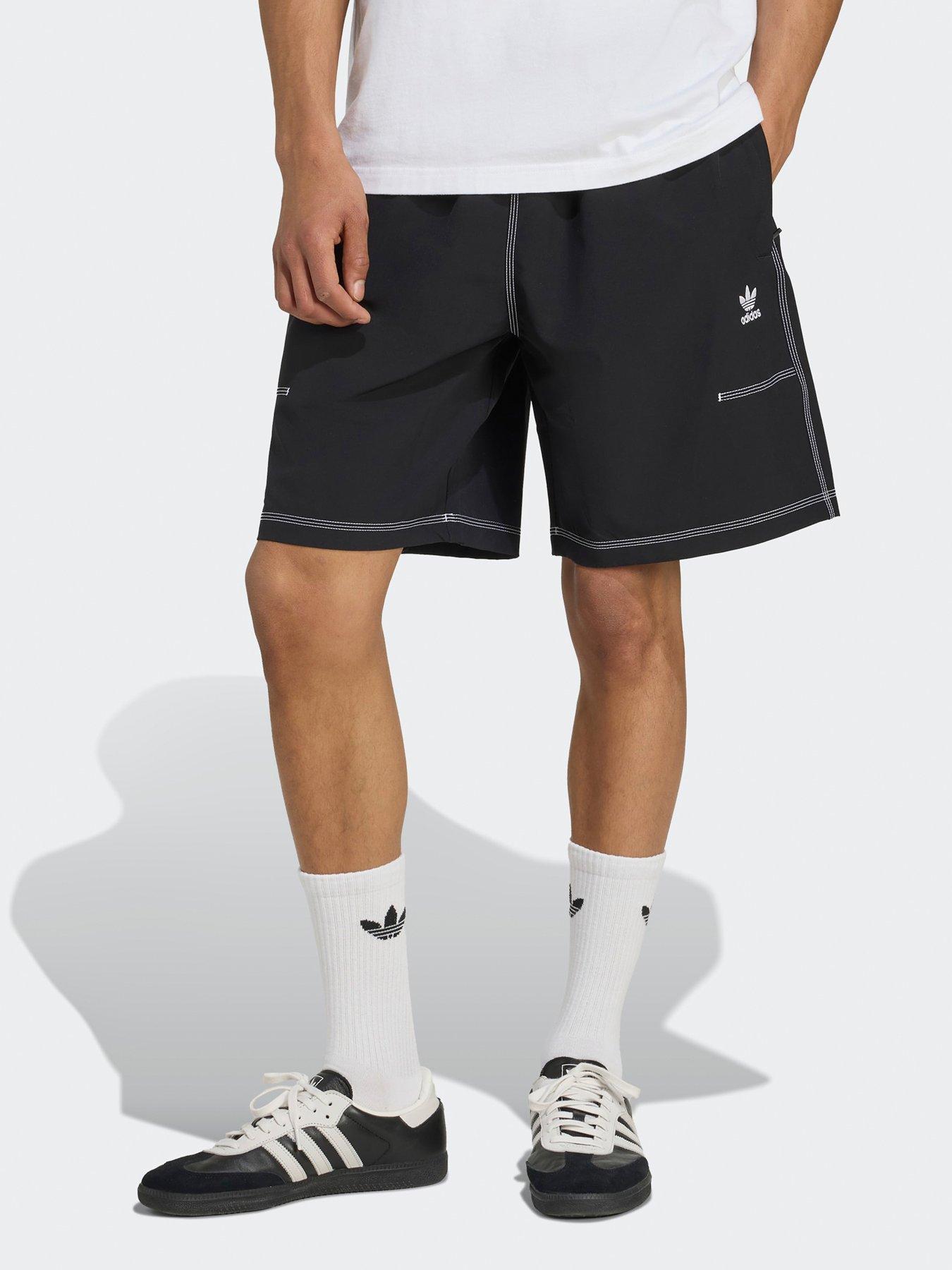 adidas Originals Men's Trefoil Essentials Shorts - Black | Very