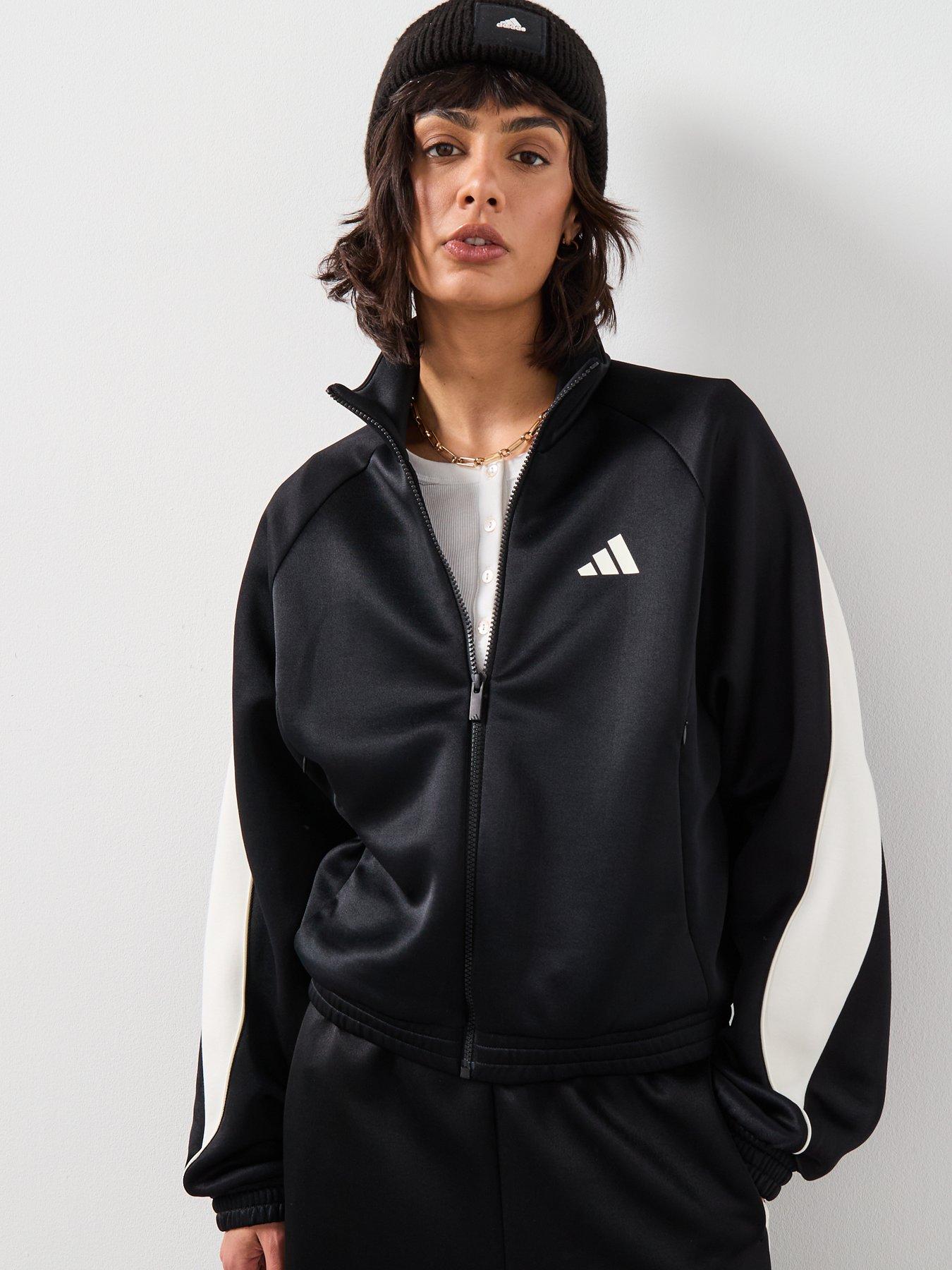 adidas Sportswear Women's Stadium Tracksuit Top - Black | Very