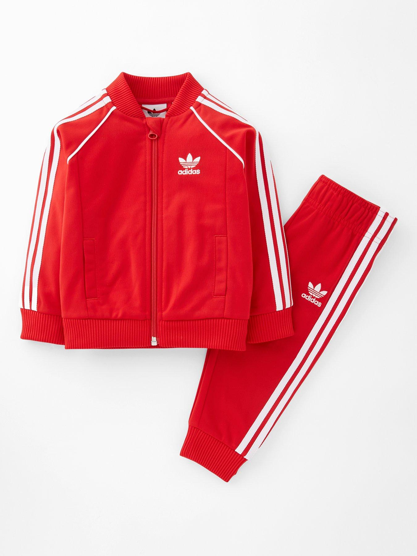 adidas Originals Infant Unisex Sst Tracksuit - Red | Very