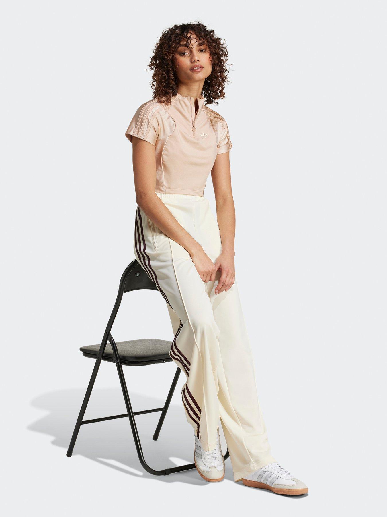 adidas Originals Womens Firebird Tracksuit Pants - Cream | Very