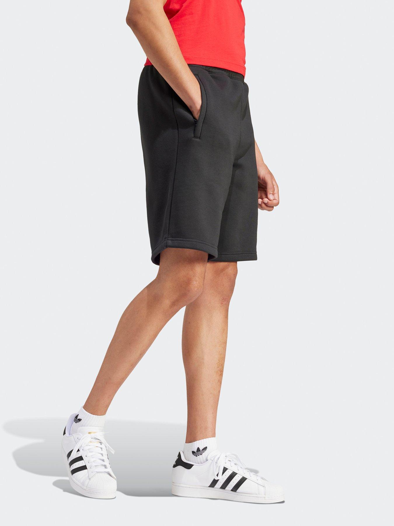 adidas Originals Men's Trefoil Essentials Shorts - Black | Very