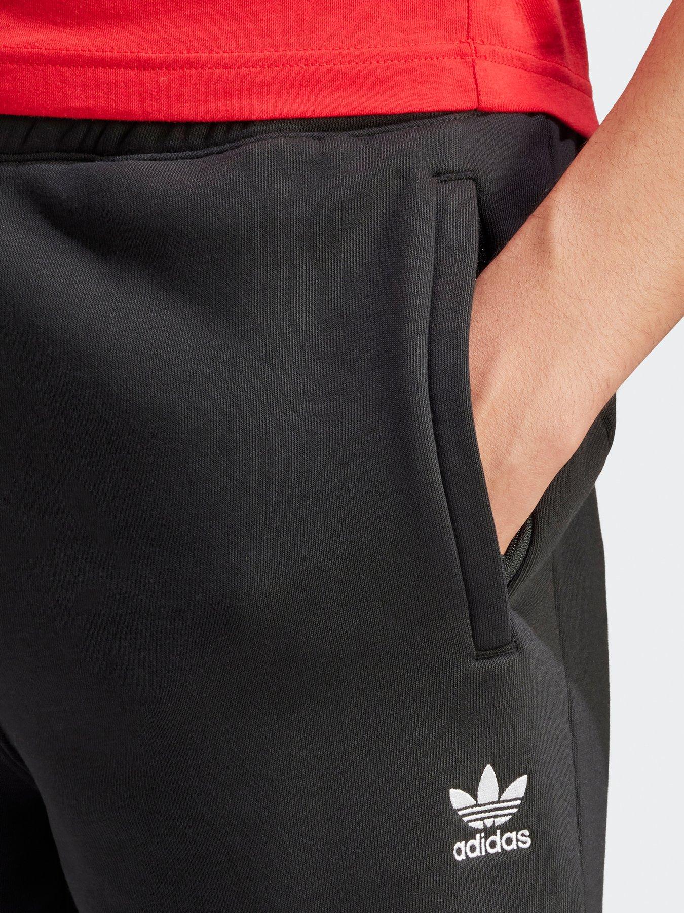adidas Originals Men's Trefoil Essentials Shorts - Black | Very