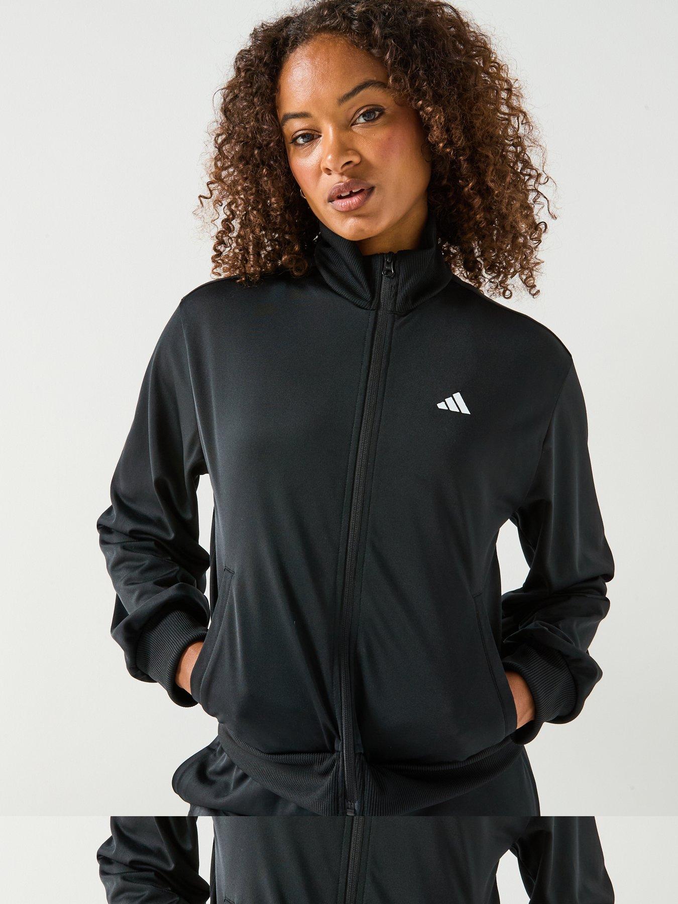 adidas Sportswear Women's Essentials Feel Cozy Tracksuit - Black | Very