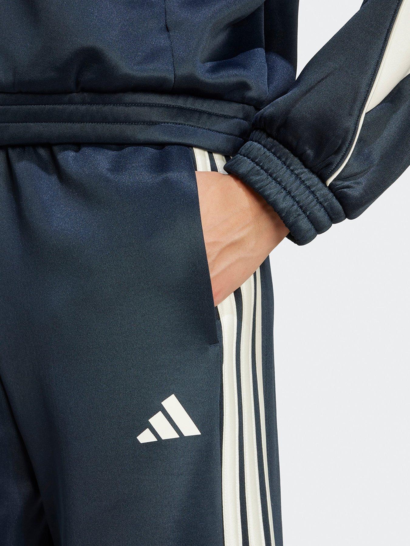 adidas Sportswear Women's Stadium 3 Stripes Tracksuit Pants - Blue | Very