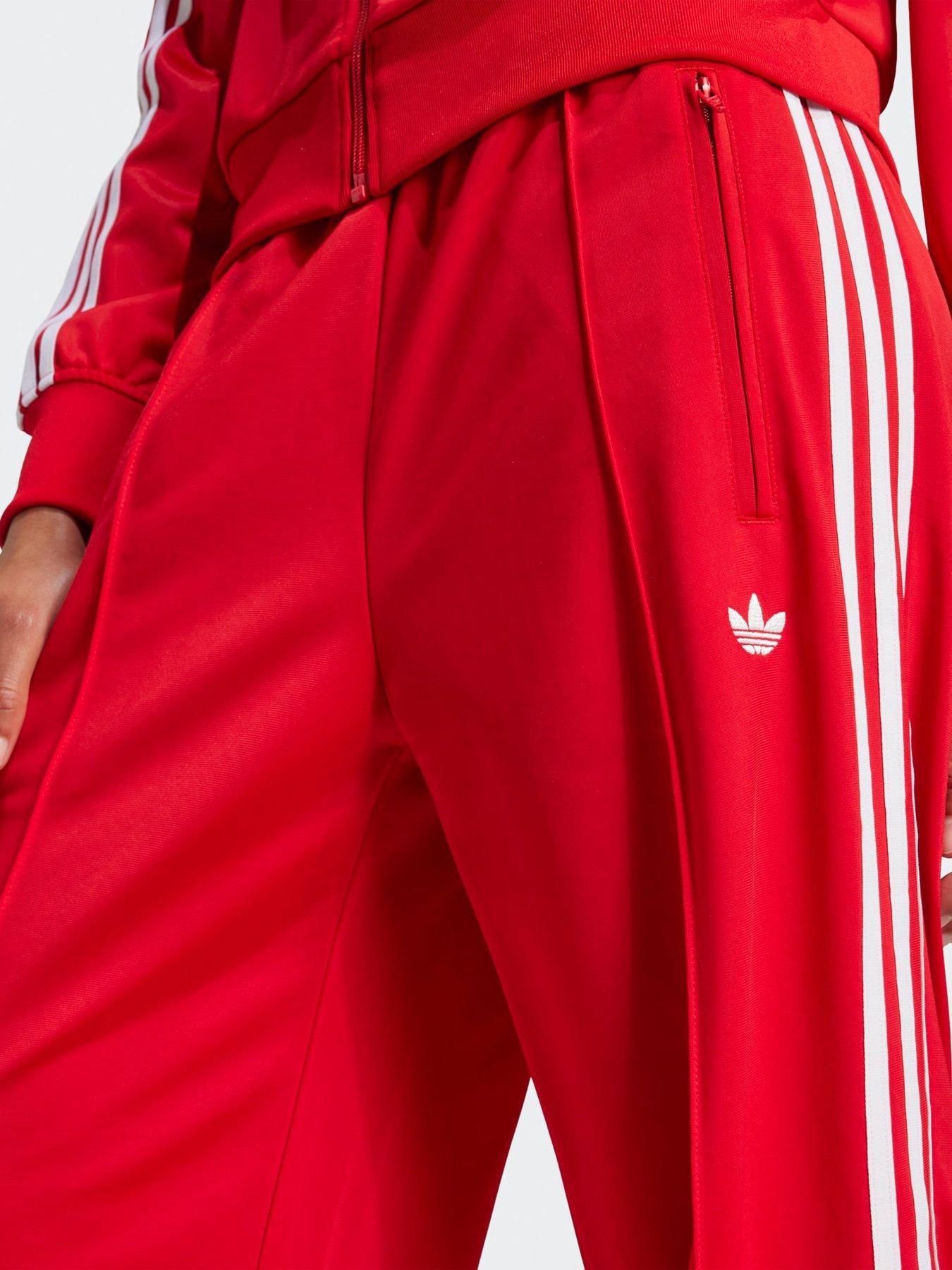 adidas Originals Womens Firebird Tracksuit Pant - Red/white | Very