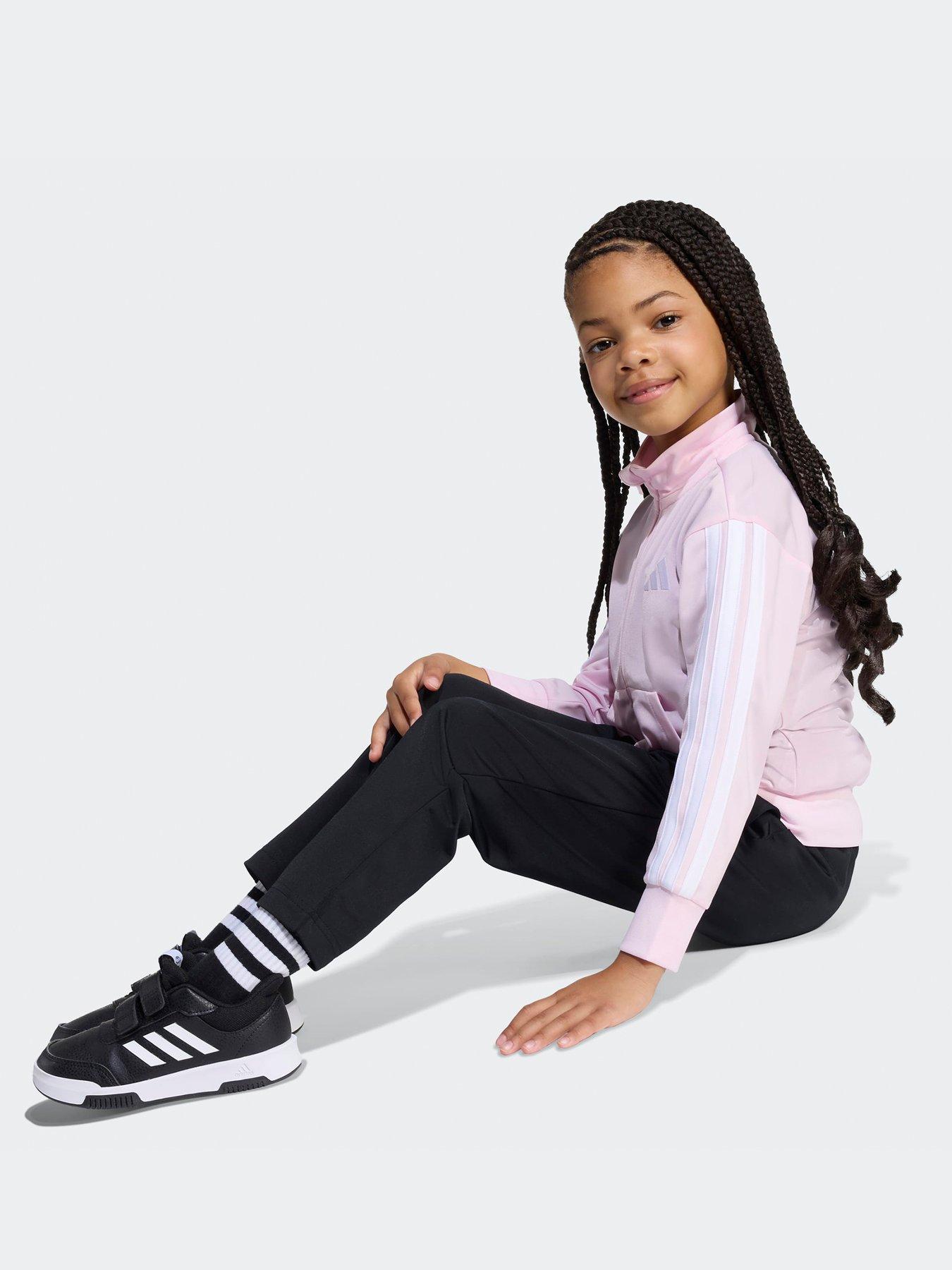 adidas Sportswear Kids Girls Essentials Climacool Tracksuit - Pink ...