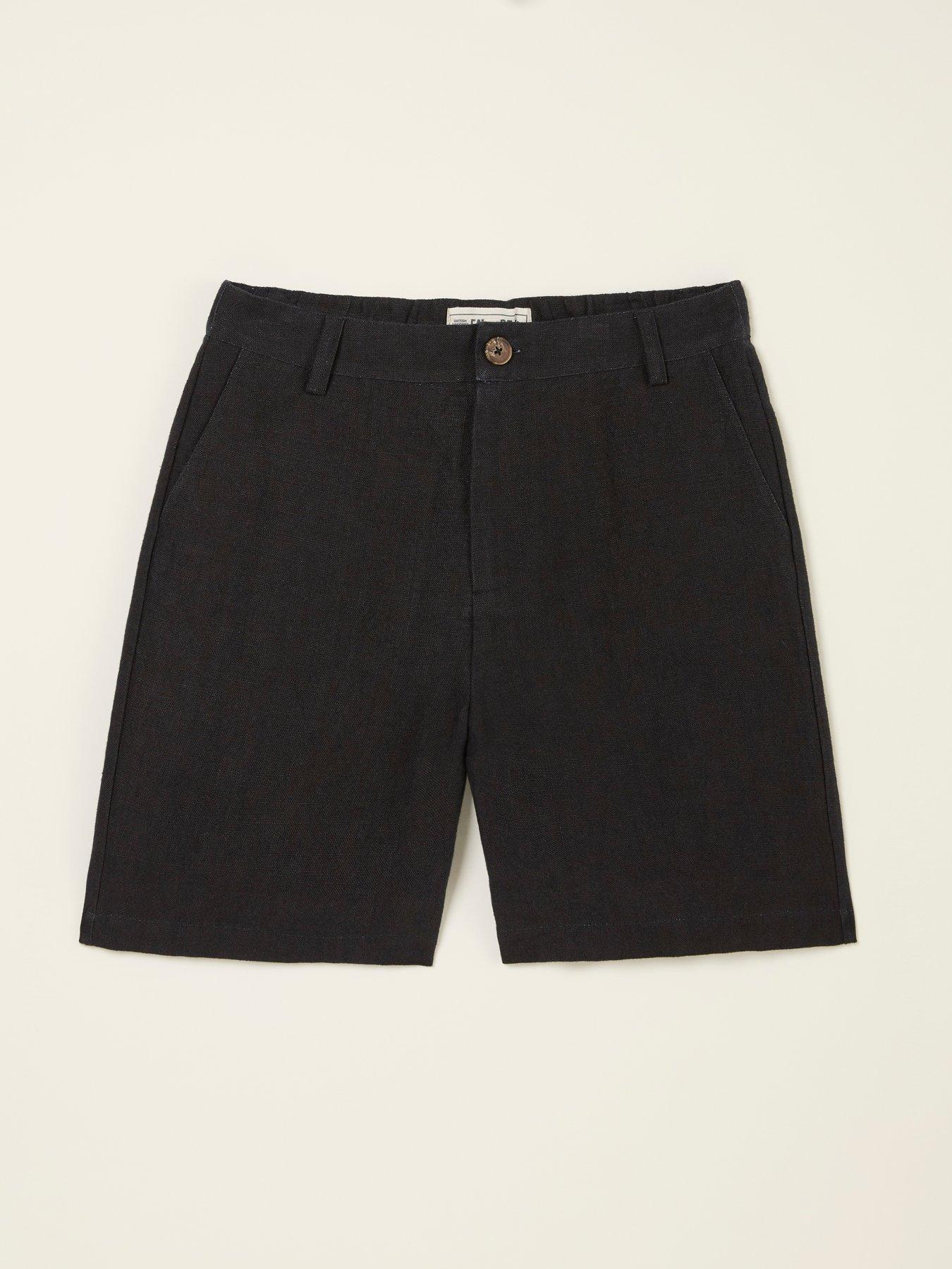 FatFace Nell Linen Short - Black | Very
