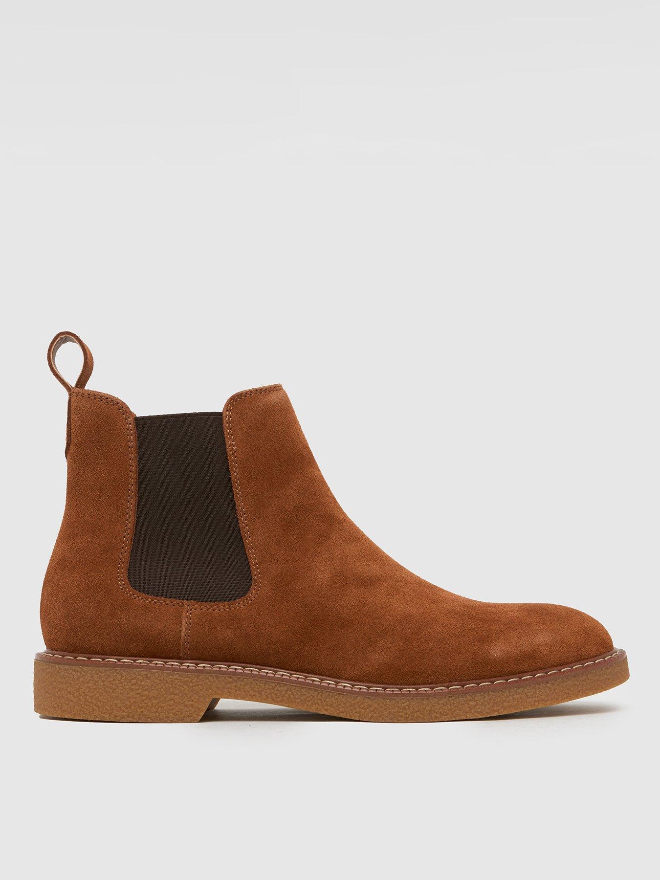 Schuh Dawn Suede Chelsea Boots - Brown | Very