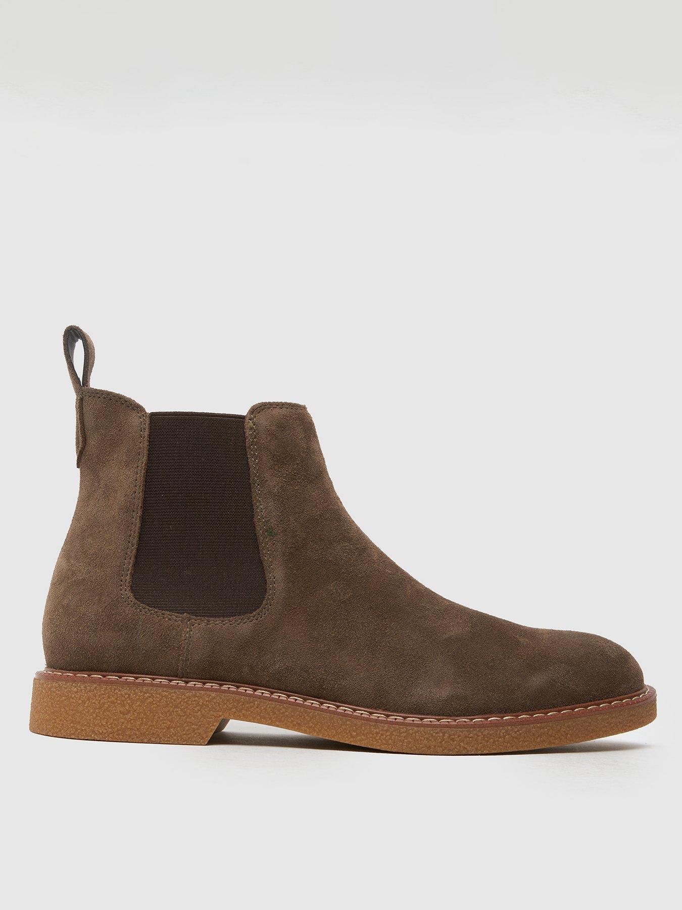 Schuh Dawn Suede Chelsea Boots - Light Green | Very