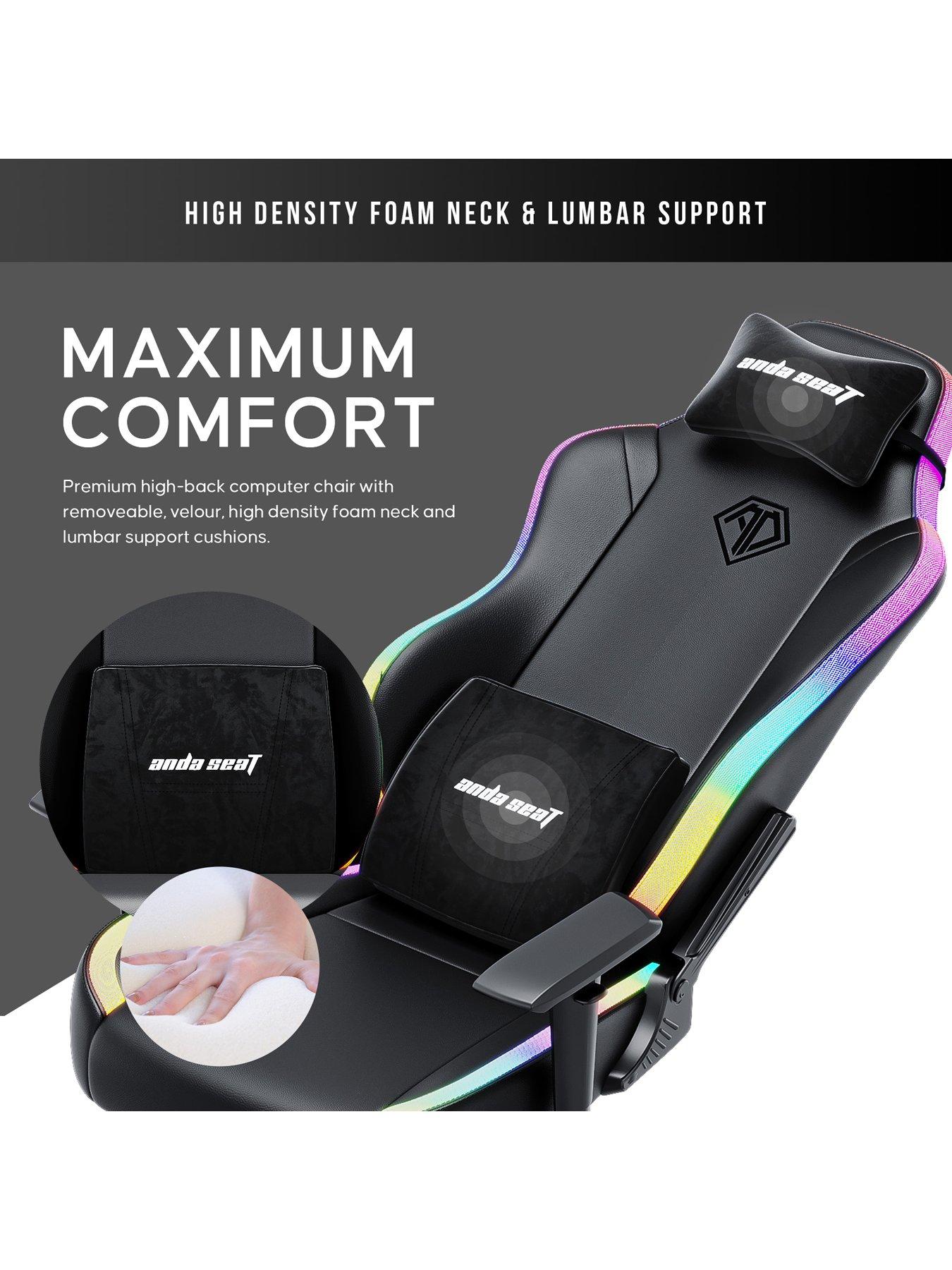 Andaseat Anda seaT Luna Premium Large Gaming Chair - RGB | Very