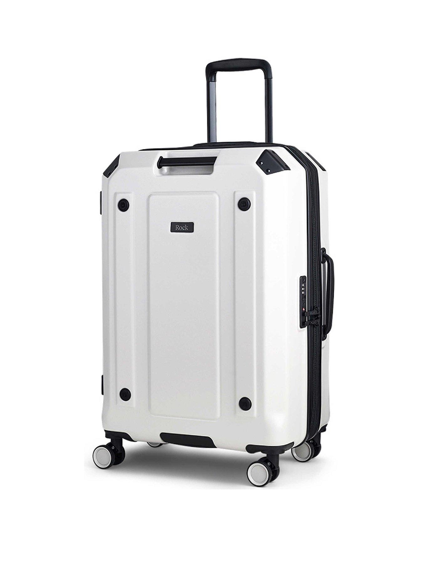 Rock Luggage Alpine Medium Suitcase - White | Very