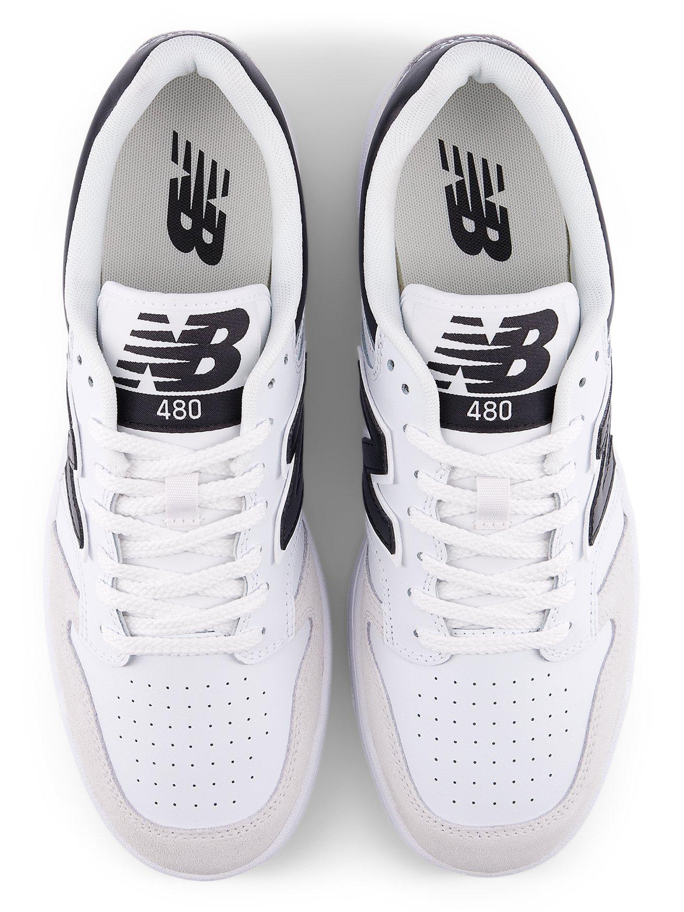 New Balance Unisex 480 Trainers - White/black | Very